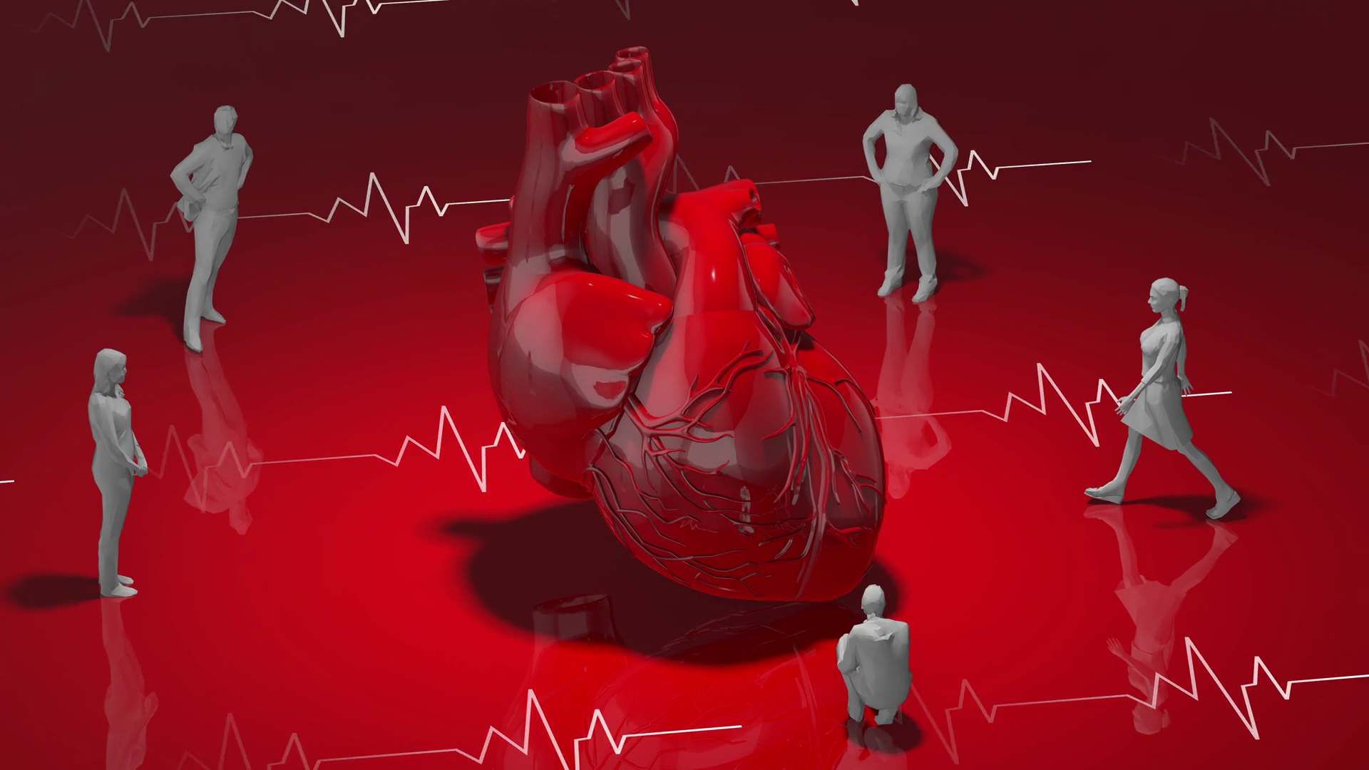 Heart Disease Affects Millions Raising Stock Footage SBV-348368554 ...