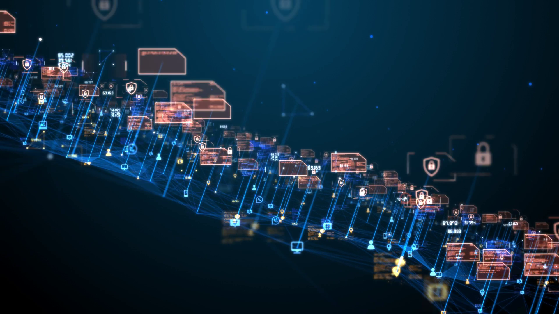 Social Media Data Mining Cyber Security Stock Footage SBV-348393041 ...