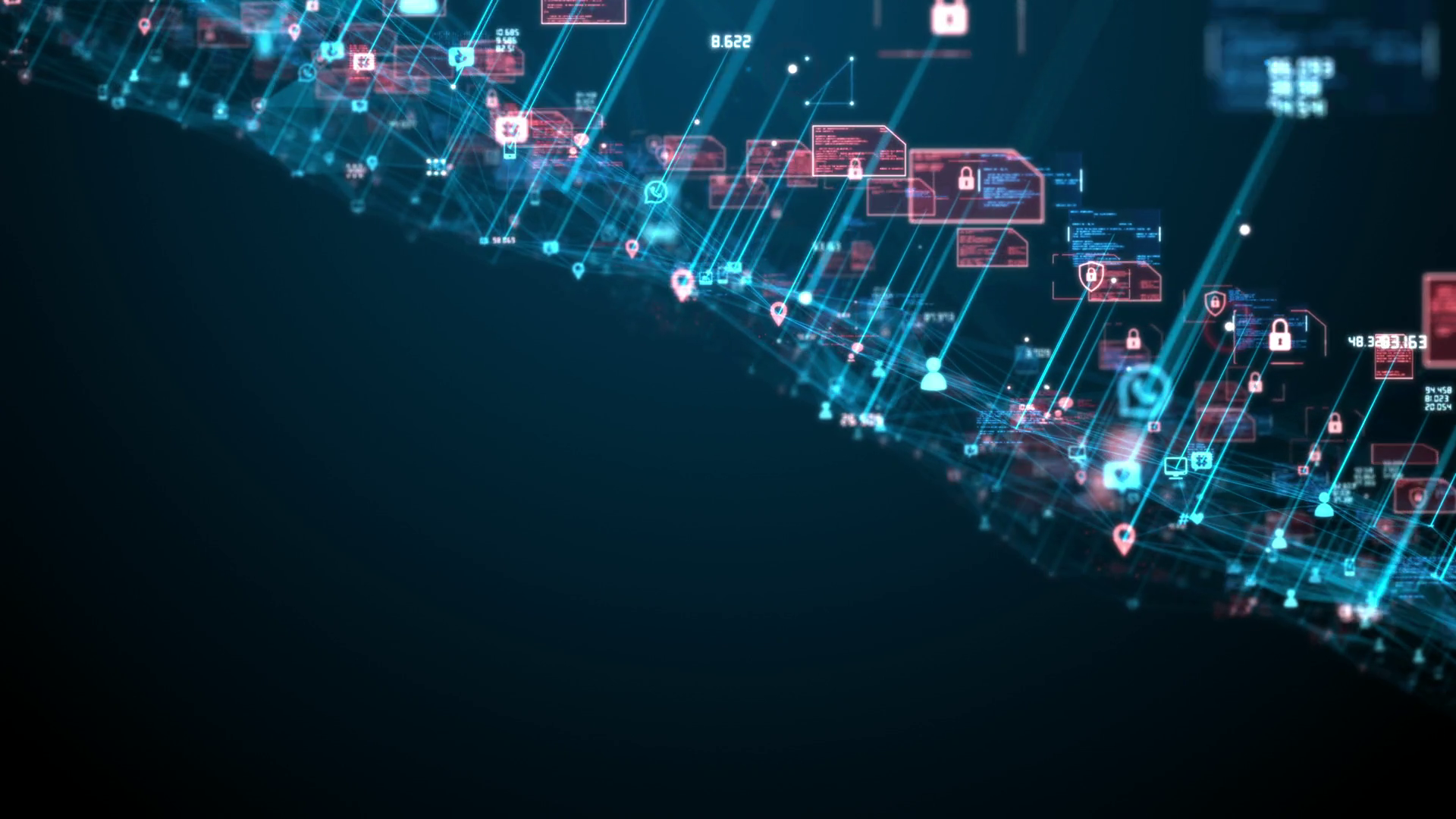 Social Media Data Mining Cyber Security Stock Footage SBV-348393039 ...