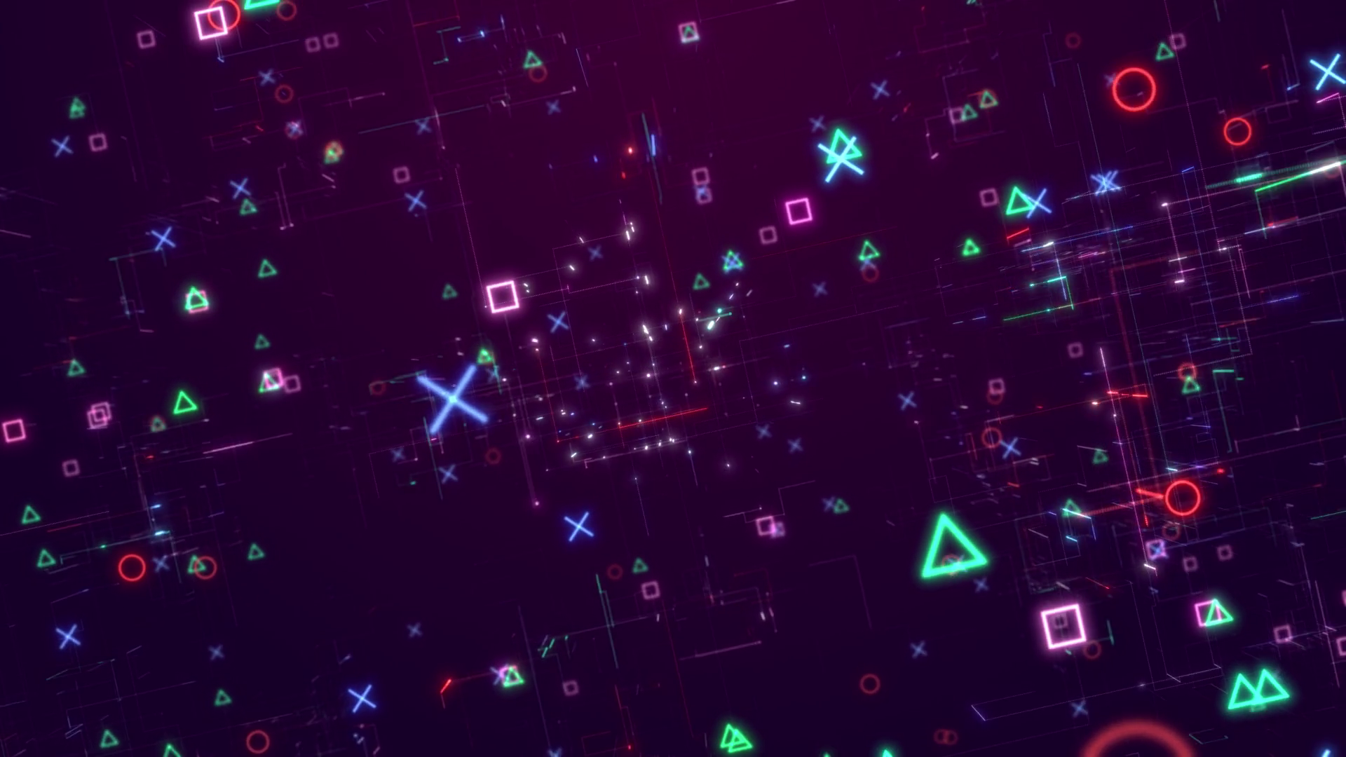 Video Game Console Icon: Background Design Stock Footage SBV-348393065 ...