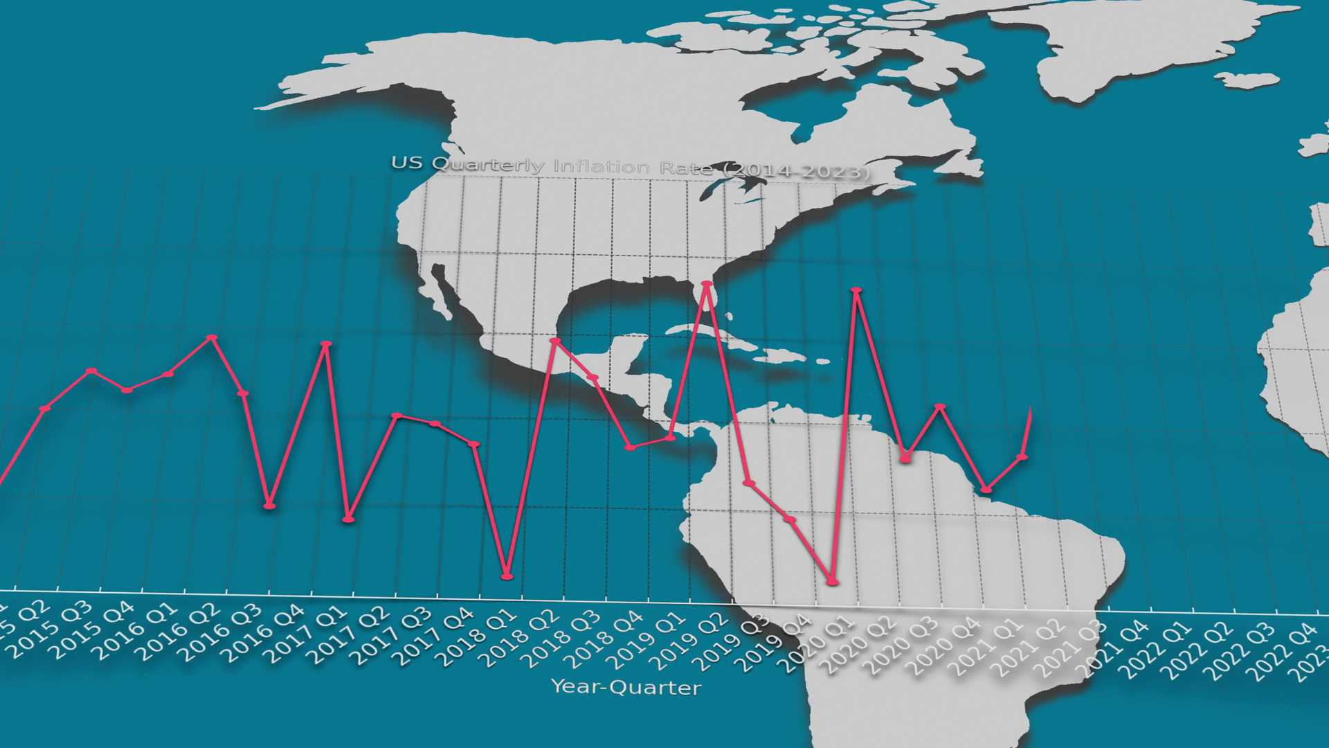 Inflation Trends In Quarter-by-quarter Stock Footage SBV-348794011 ...