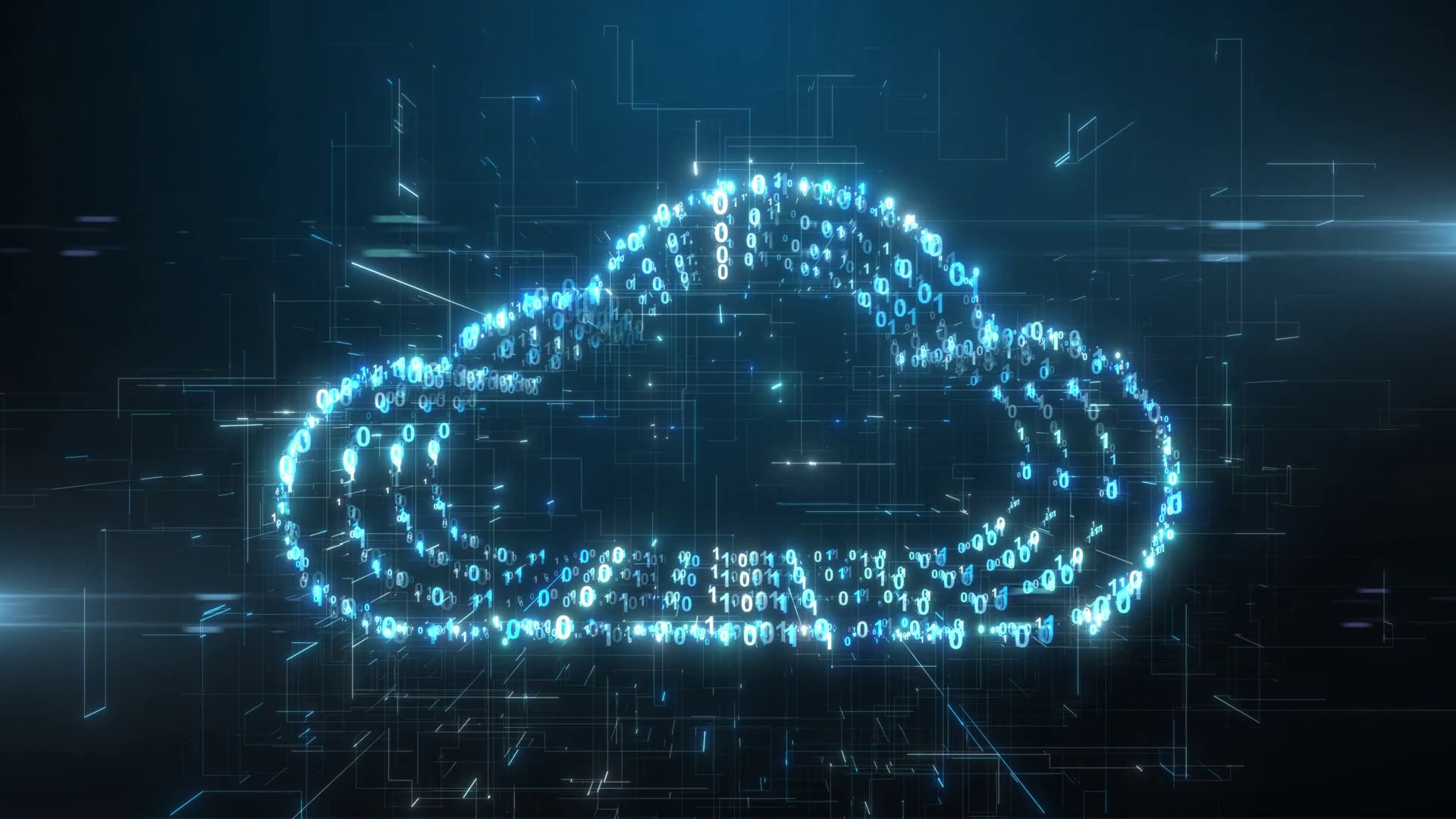 Big Data Global Cloud Computing Internet Of Things Iot Ai Network Technology Stock Video Footage