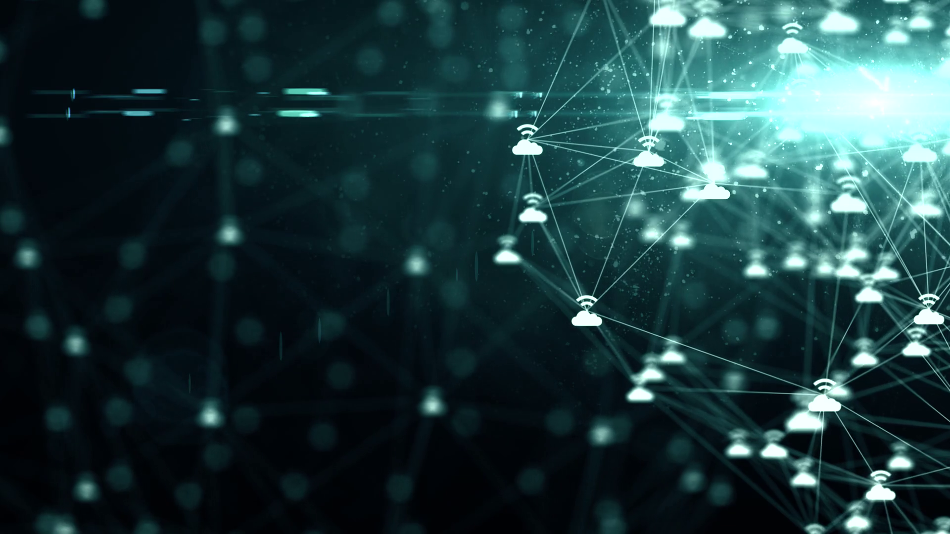 Cloud Computing Network Wireless Data Stock Footage SBV-331264368 ...