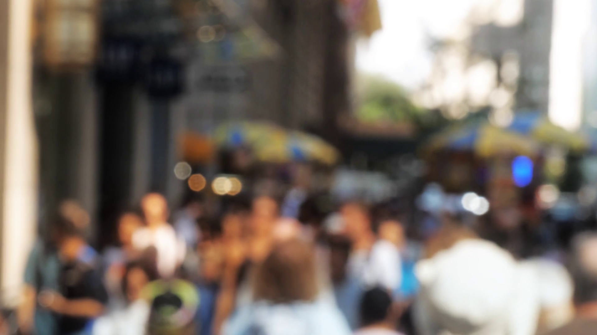 Commuters Walking Down Busy City Street Stock Footage SBV-326312858 ...