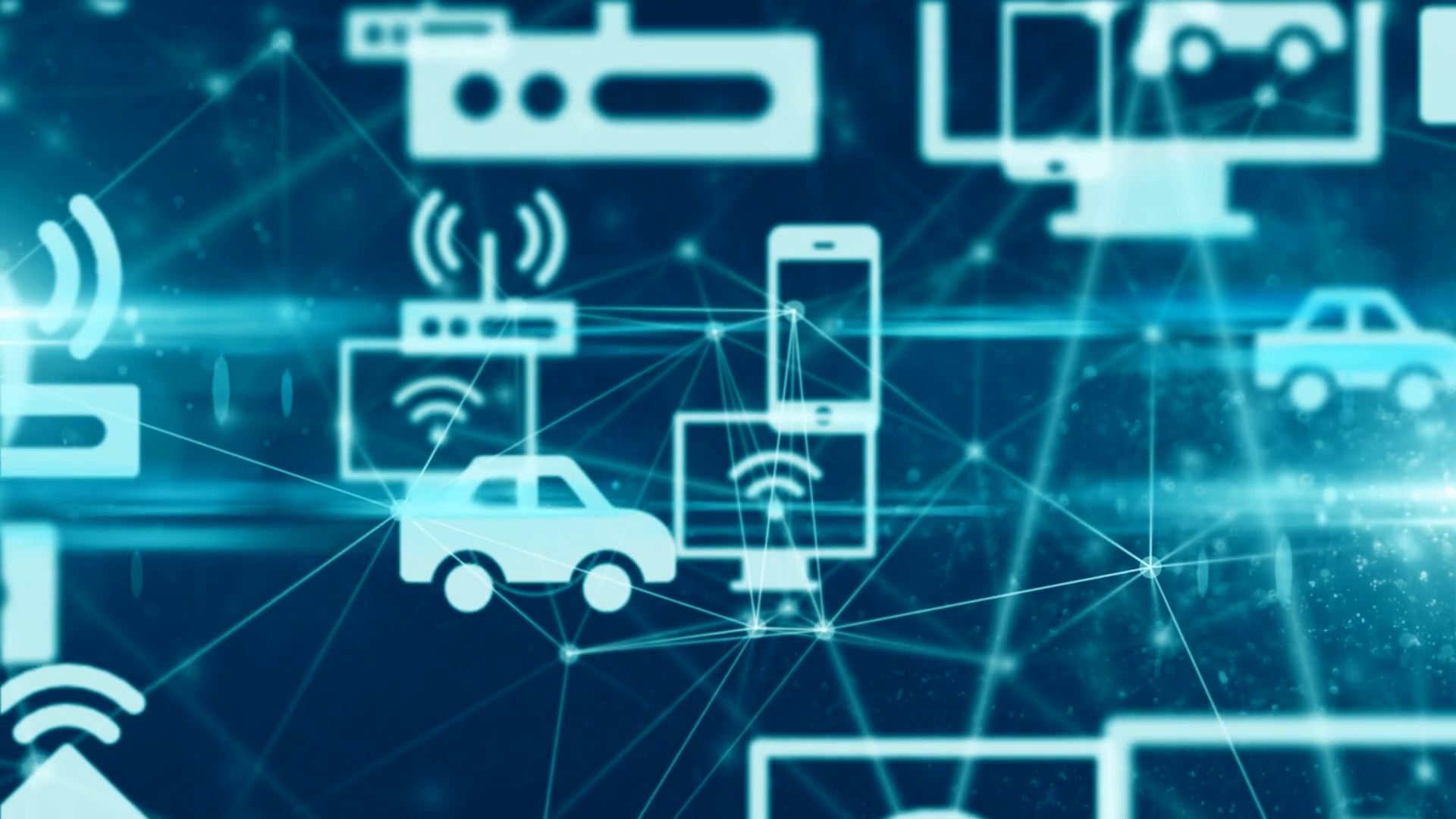 Connected devices Internet of things (IoT) cloud computing data network ...