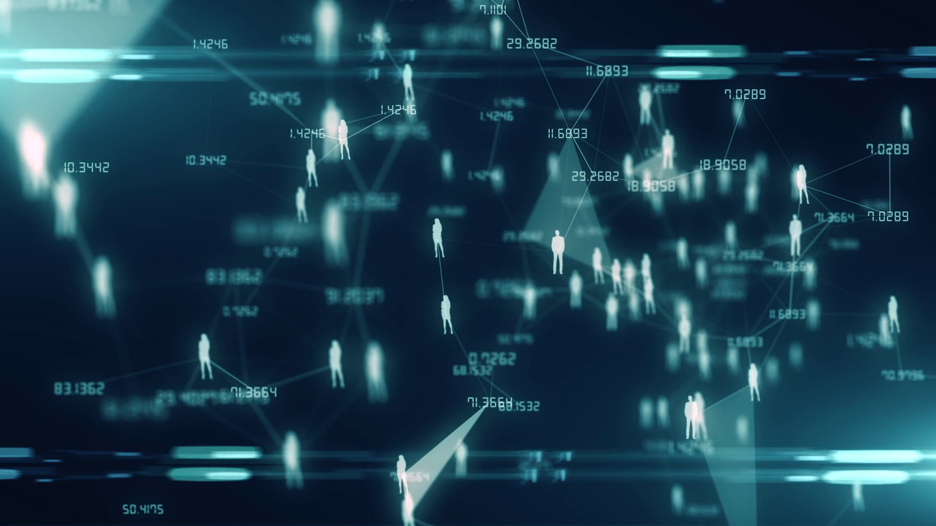 Connected People Animation Via Internet Stock Motion Graphics SBV ...