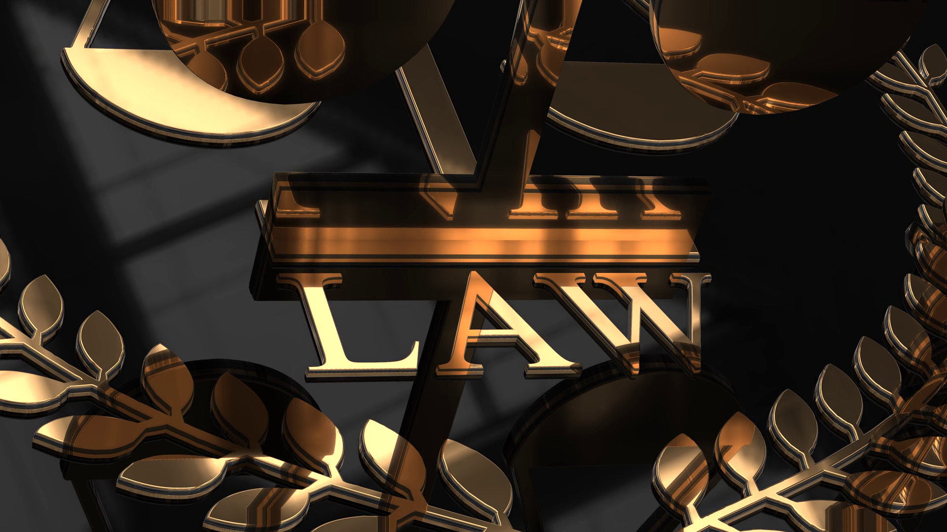 Court of law lawyer attorney legal practice representation 3D animation ...