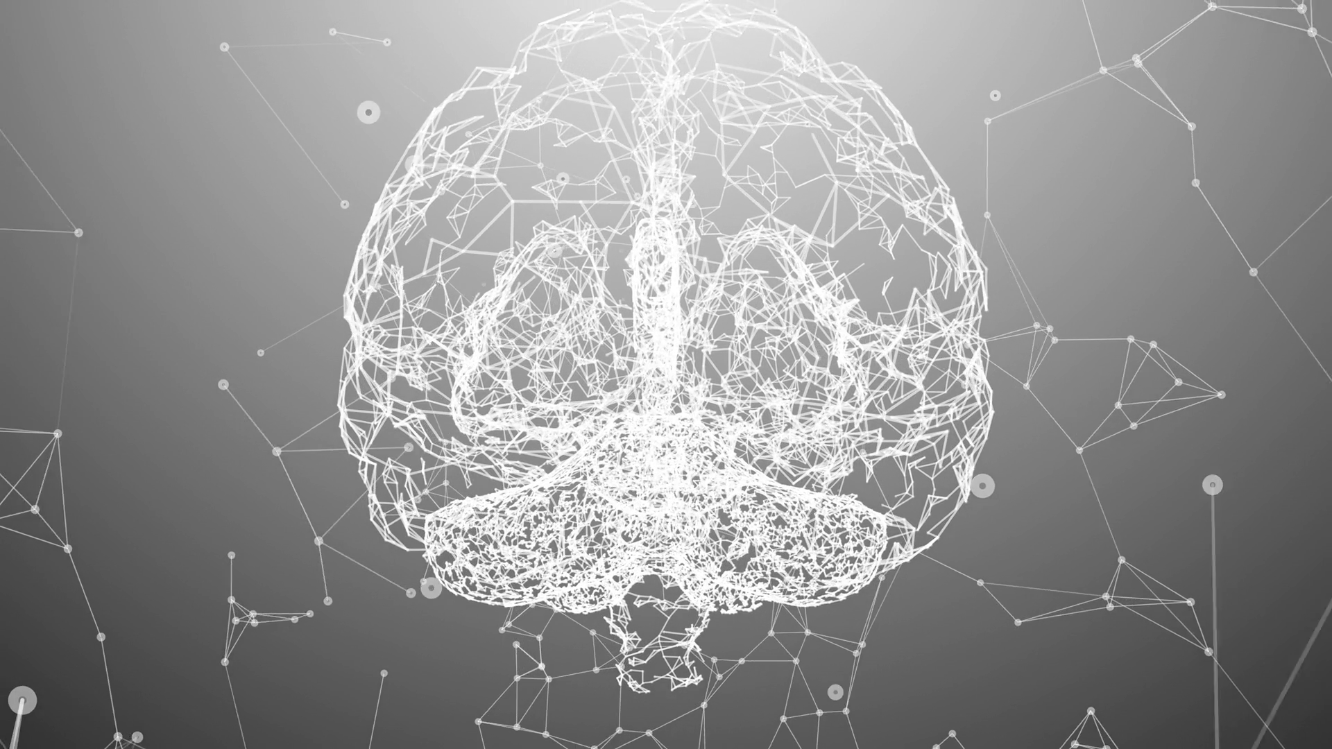 Digital neuron network brain artificial intelligence AI deep learning ...