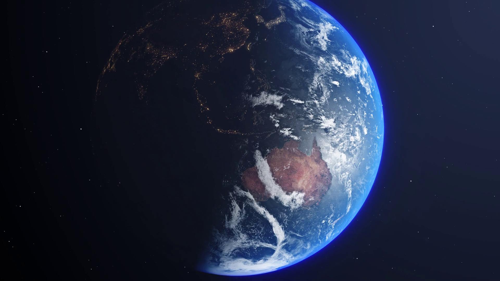Earth From Space Australia Australian Stock Motion Graphics SBV ...