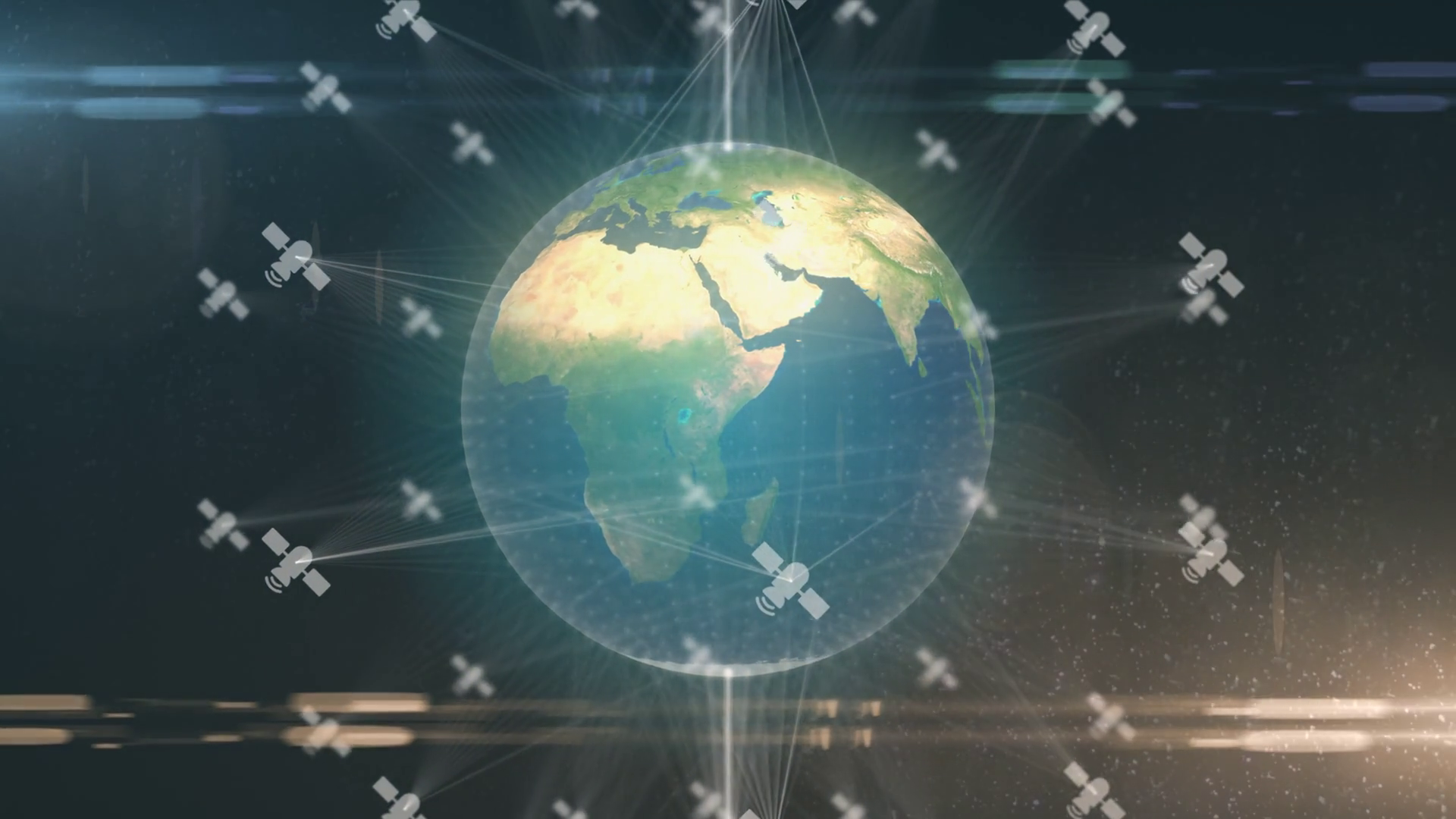 Global satellite communication technology for iot cryptocurrency 3D ...