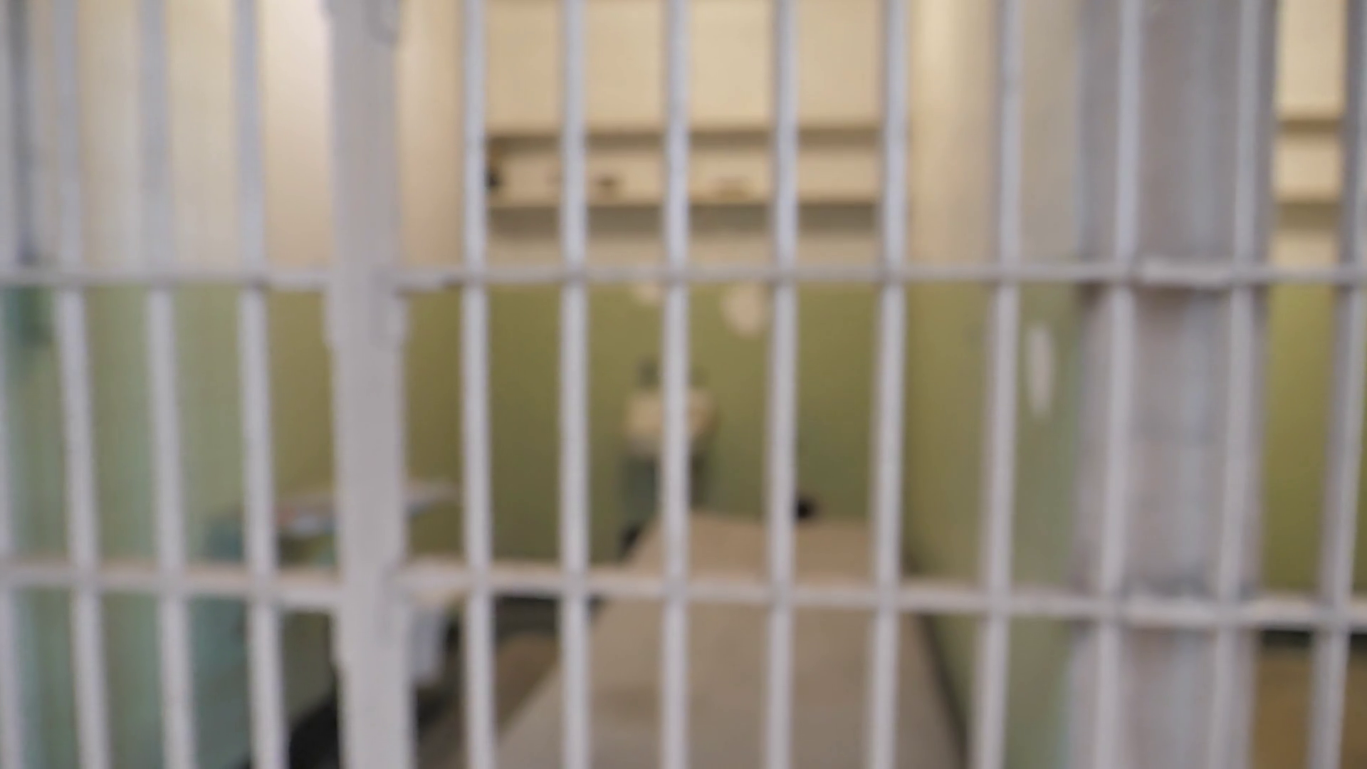 Interior Prison Jail Gaol Cell Iron Bars Stock Footage SBV-338839532 ...