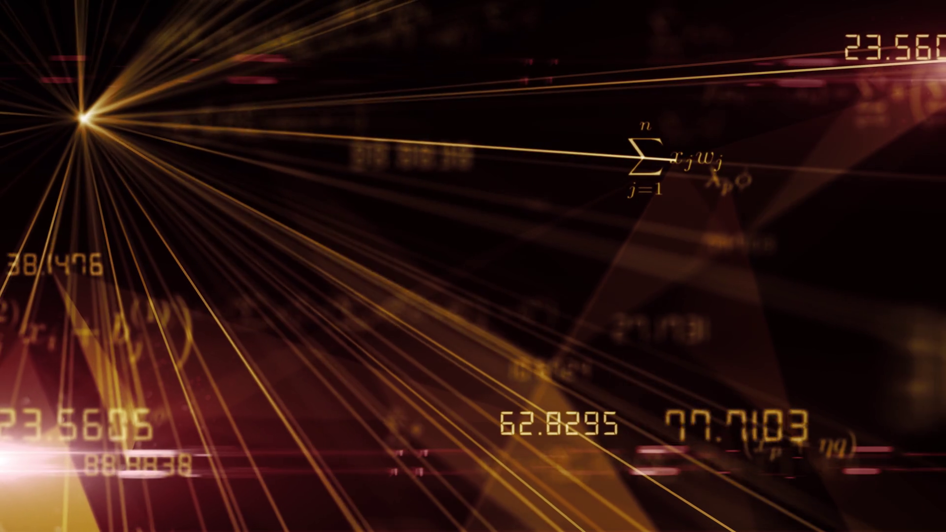 Math Of Artificial Intelligence Brain Neural Stock Footage SBV ...