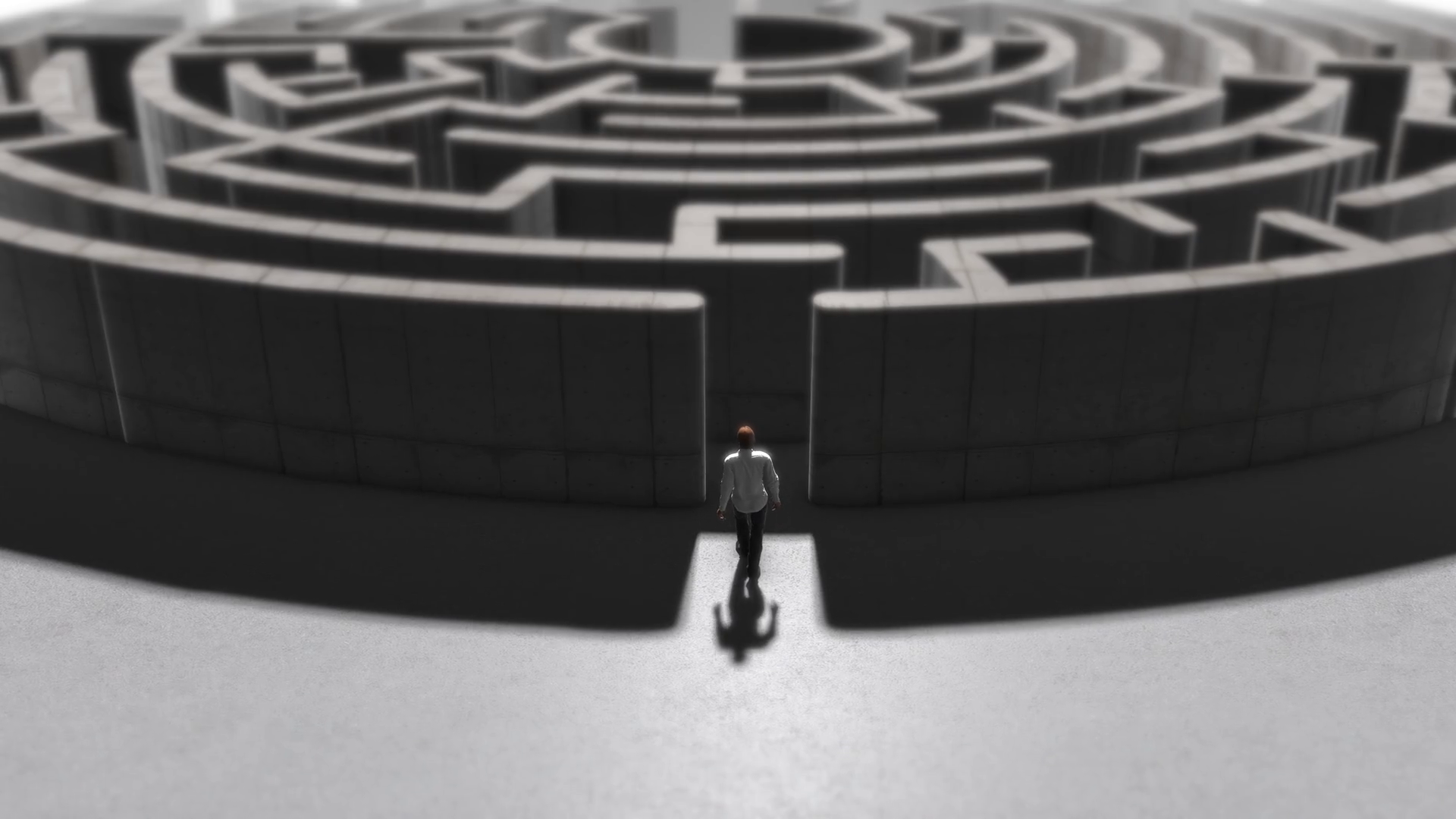 Mental Health Maze Confusion Depression Stock Footage SBV-329481216 ...