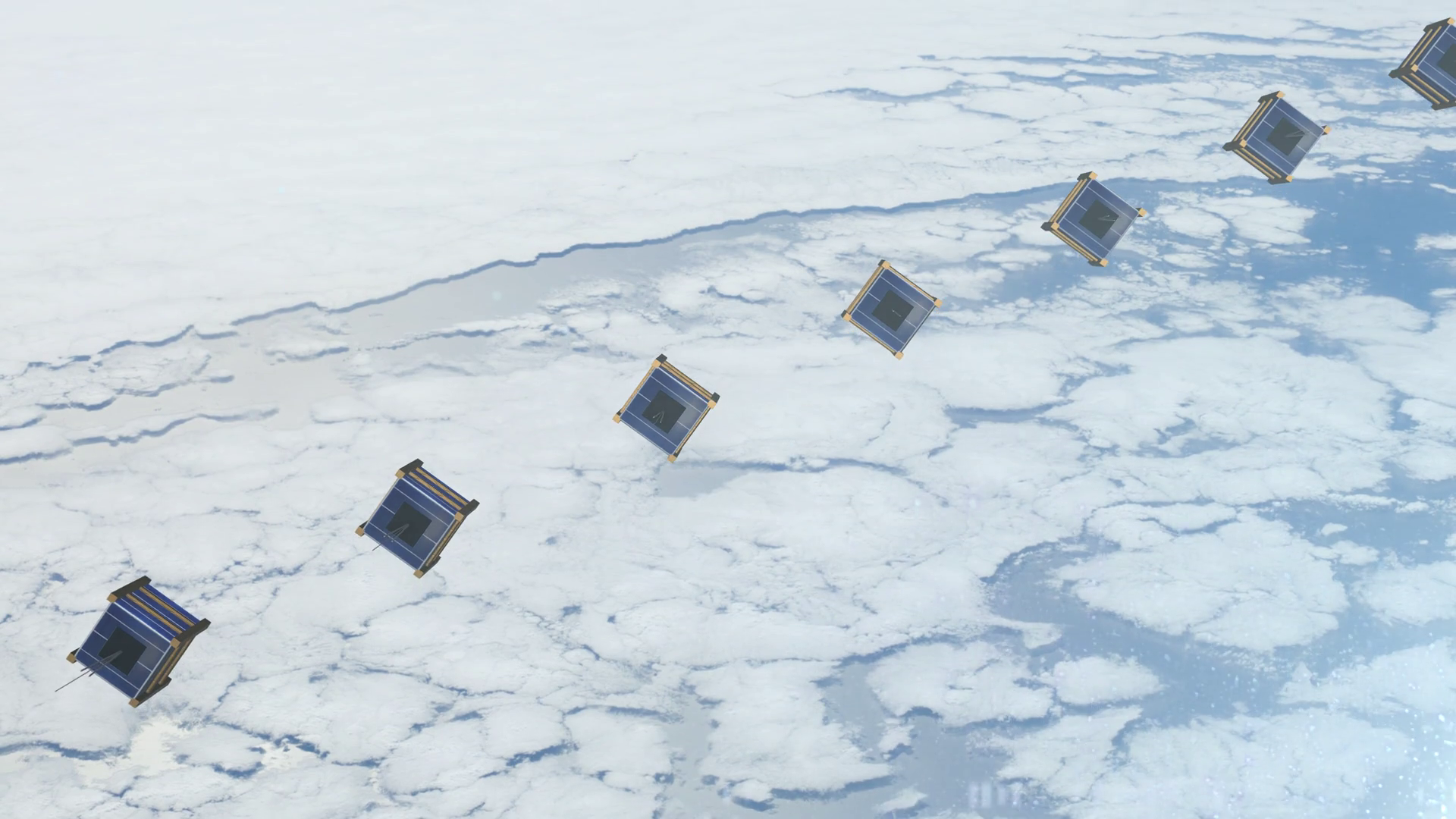 Nano Satellite Nanosat Communication Global Stock Footage SBV-327869525 ...