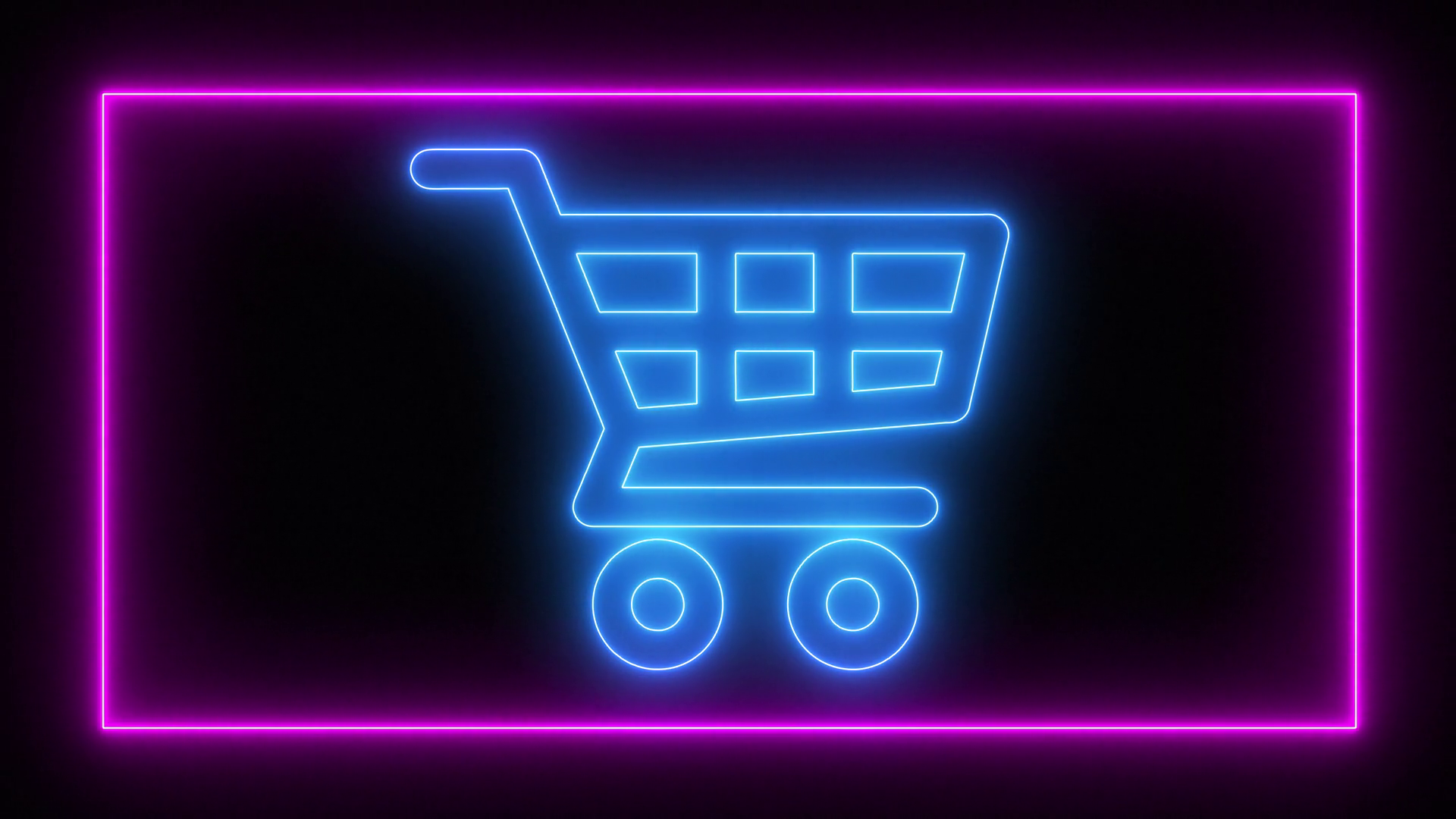 Neon Online Shopping Buy Sell Online Stock Motion Graphics SBV ...