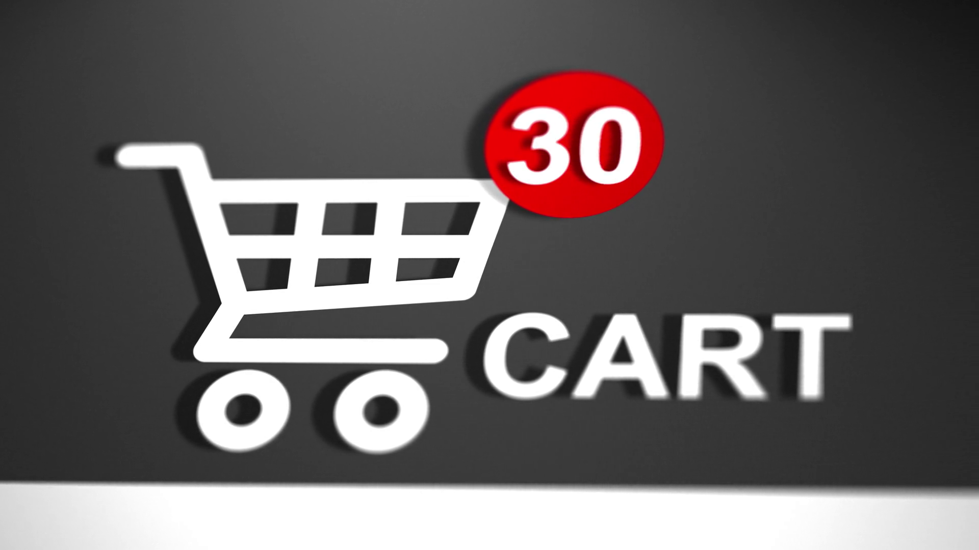 Online Shopping Cart With Number Counter Stock Motion Graphics SBV ...