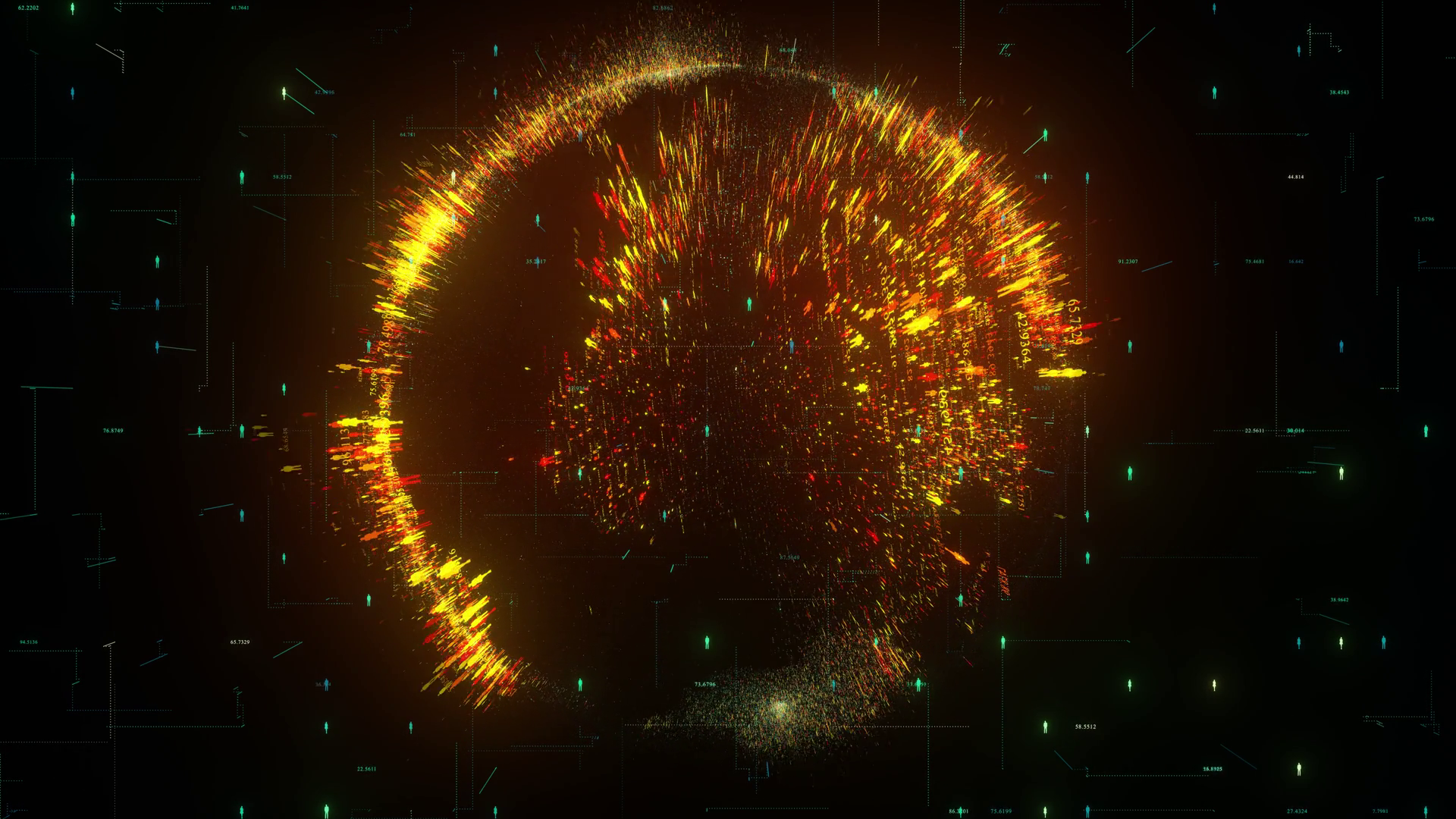 Population Explosion Animation Of People Stock Footage SBV-338823802 ...