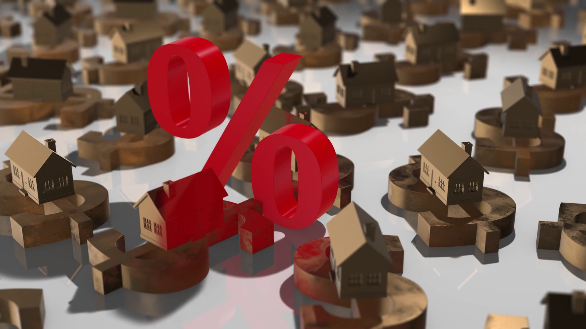 Real Estate Property Interest Rate Of Stock Footage SBV-338799152 ...