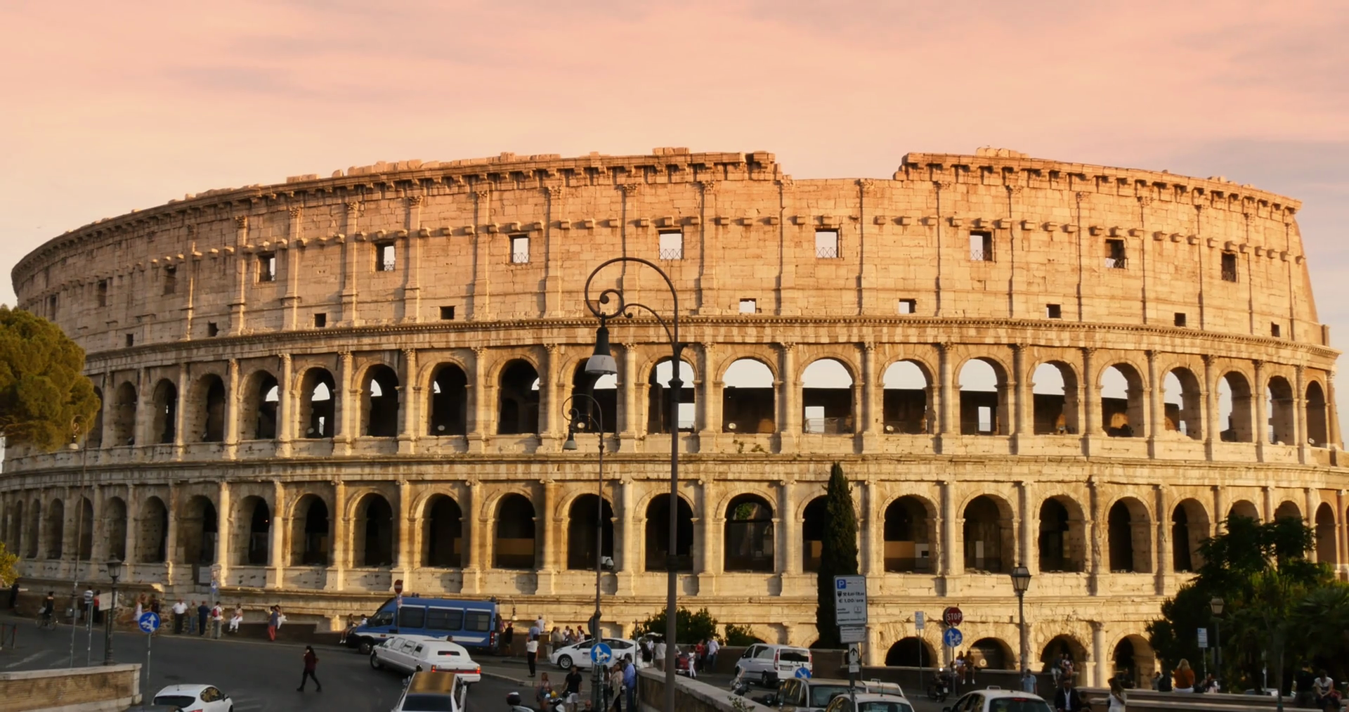 Rome Italy - Colosseum Ruin Slow Zoom Stock Footage SBV-316147110 ...