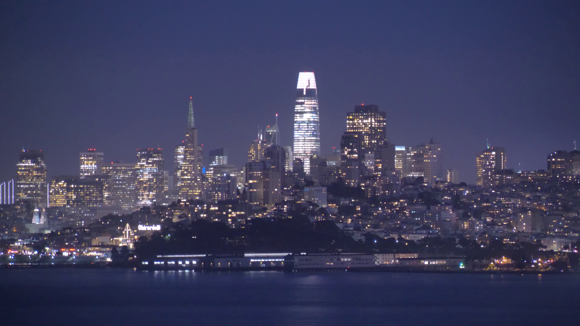 San Francisco City Night Time-lapse Wide Stock Footage SBV-338858230 ...