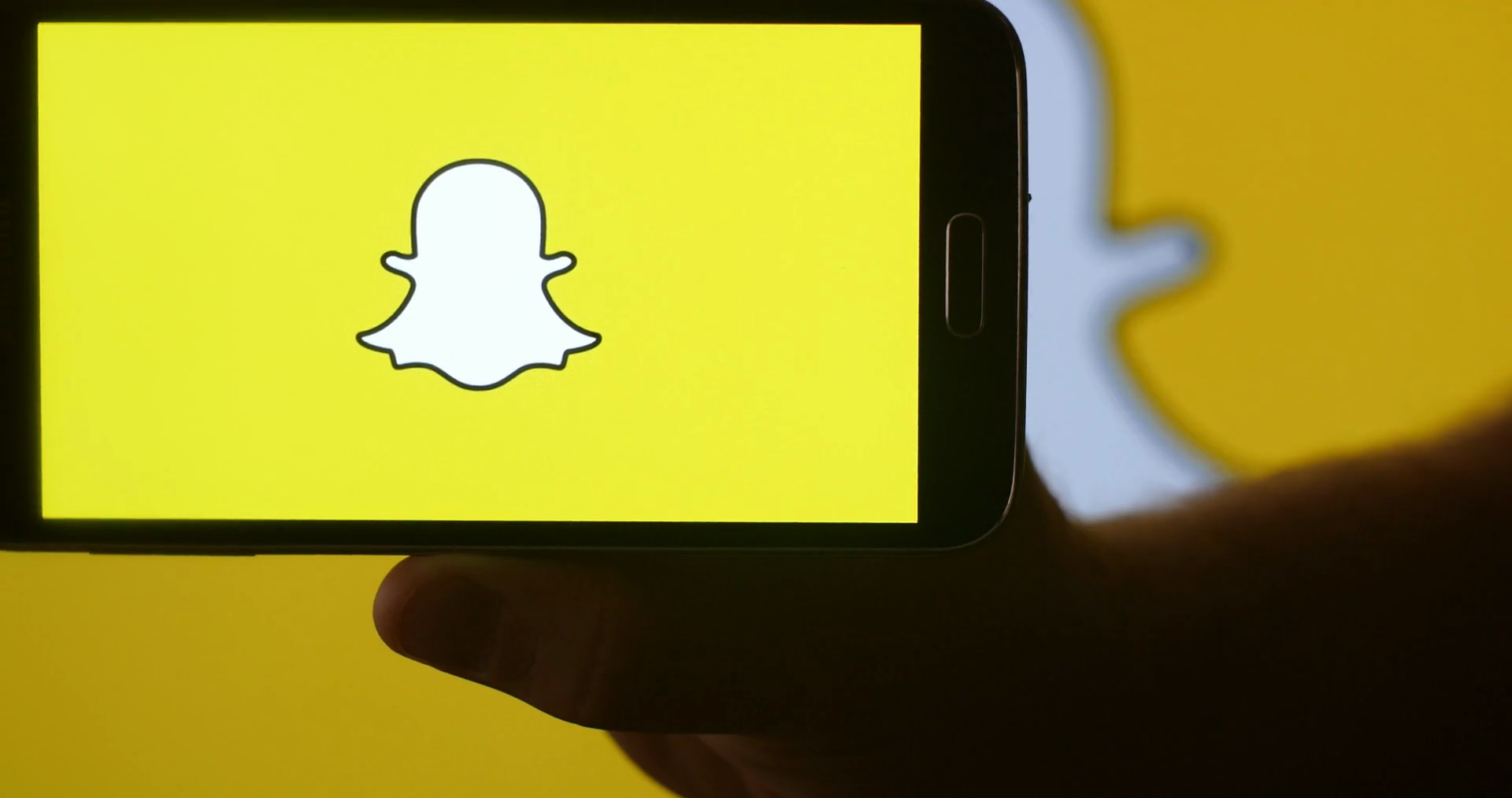 Snapchat Social Media App On Mobile Stock Footage SBV-313760151 ...