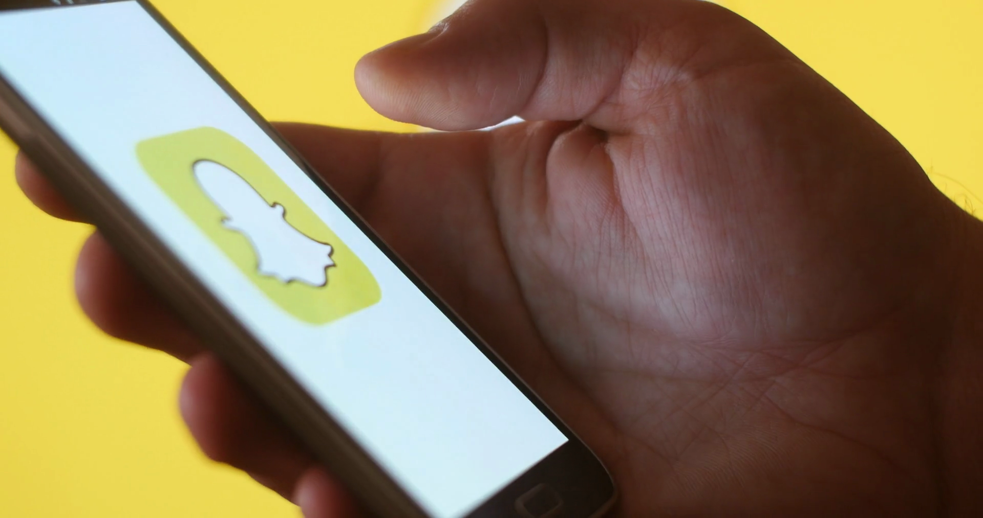 Snapchat Social Media App On Mobile Stock Footage SBV-313760130 ...