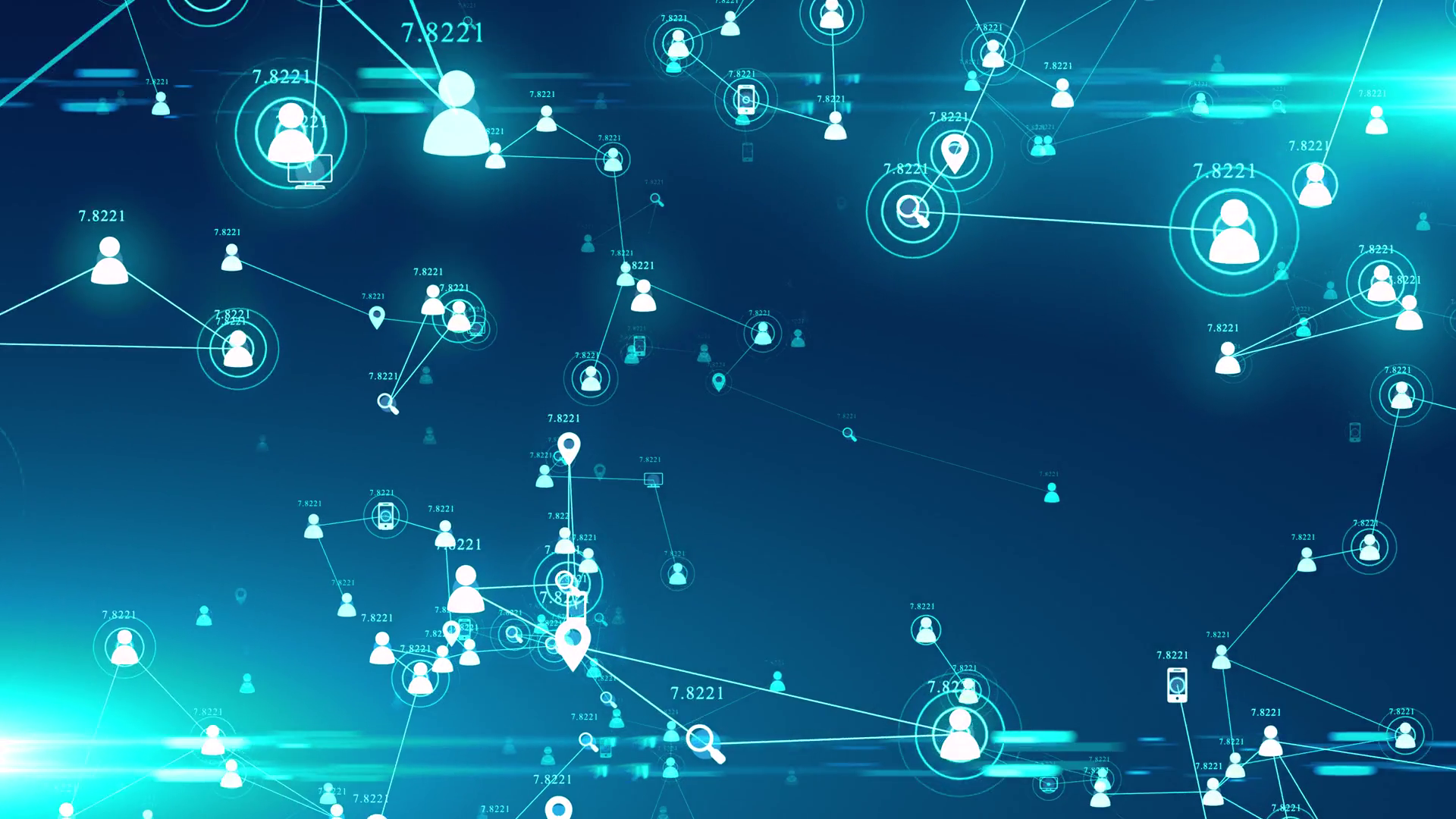 Social Media Network Connection Of People Stock Footage SBV-346445584 ...