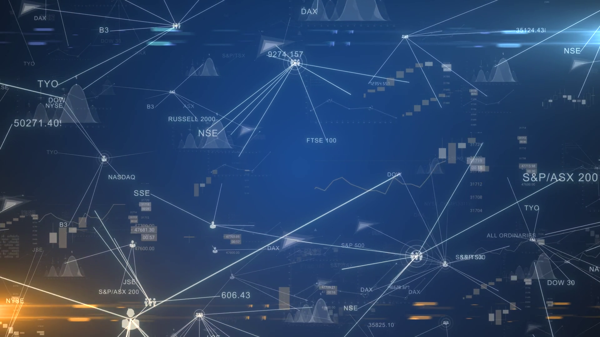 Stock Market Chart Trading On Exchange With Stock Footage SBV-346445635 ...