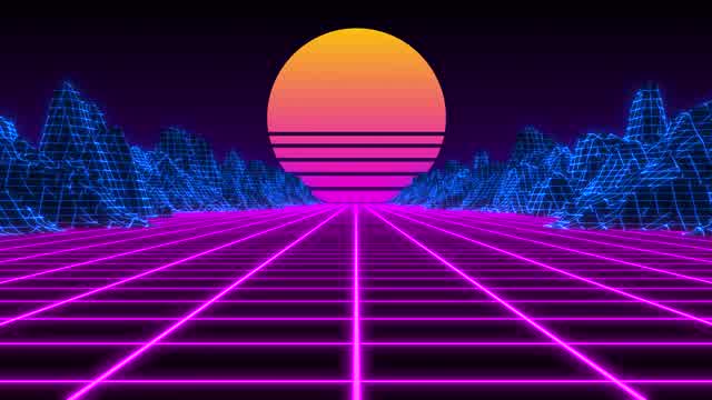 Synthwave Background Stock Footage: Royalty-Free Video Clips - Storyblocks