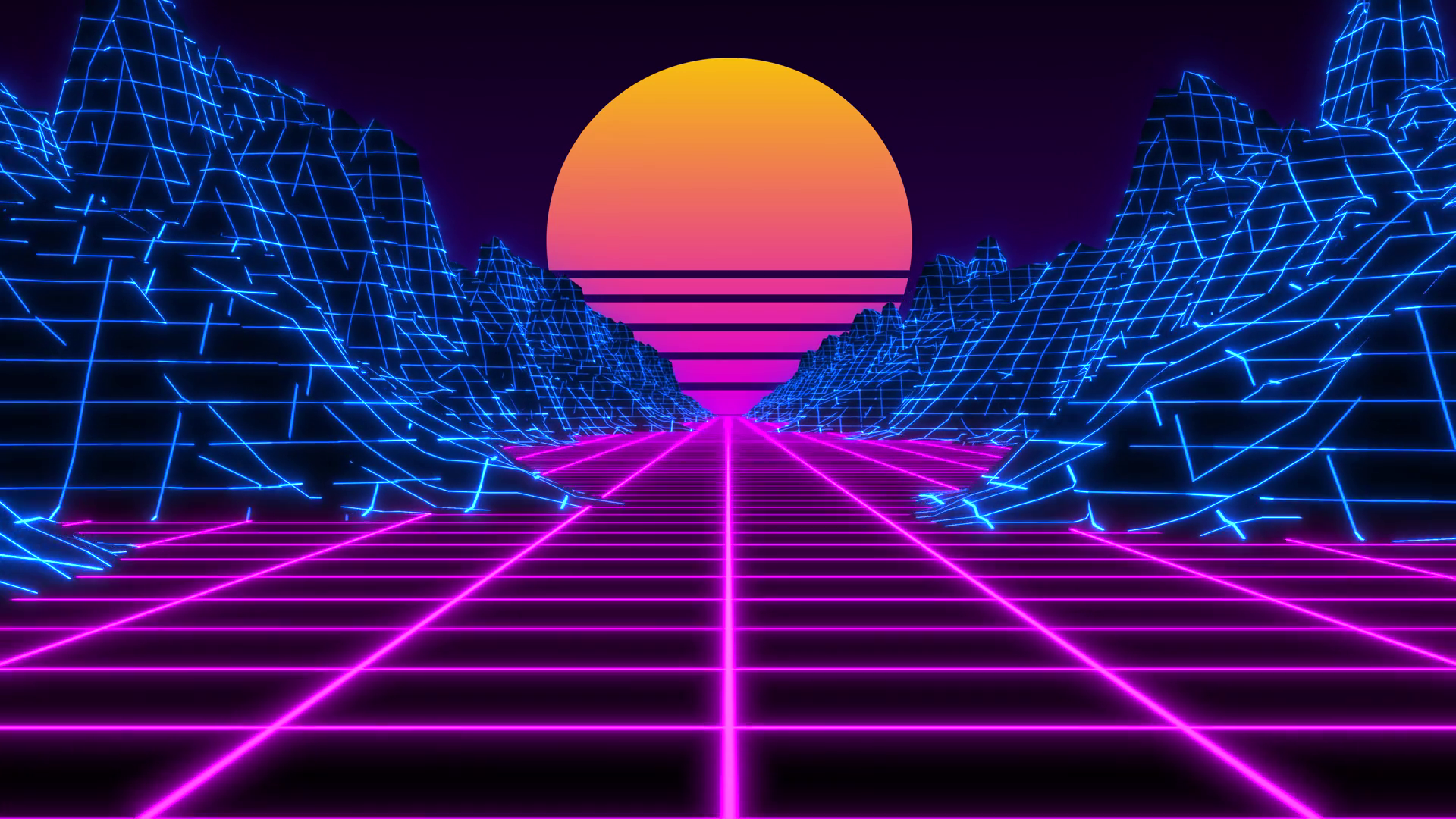 Synthwave/ Vaporwave/ Retrowave Cyber Stock Footage SBV-338827652 ...