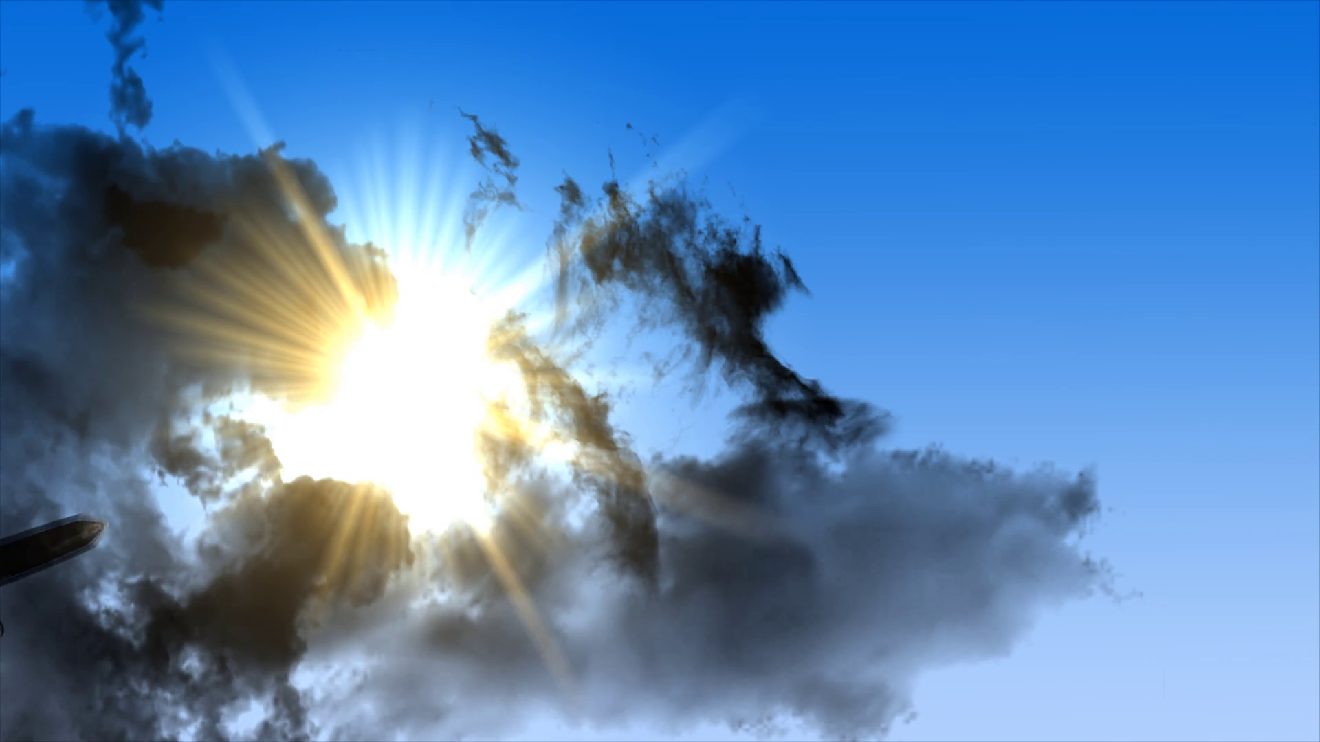 3d Animation Airplane Fly Through Cloud Stock Motion Graphics SBV ...