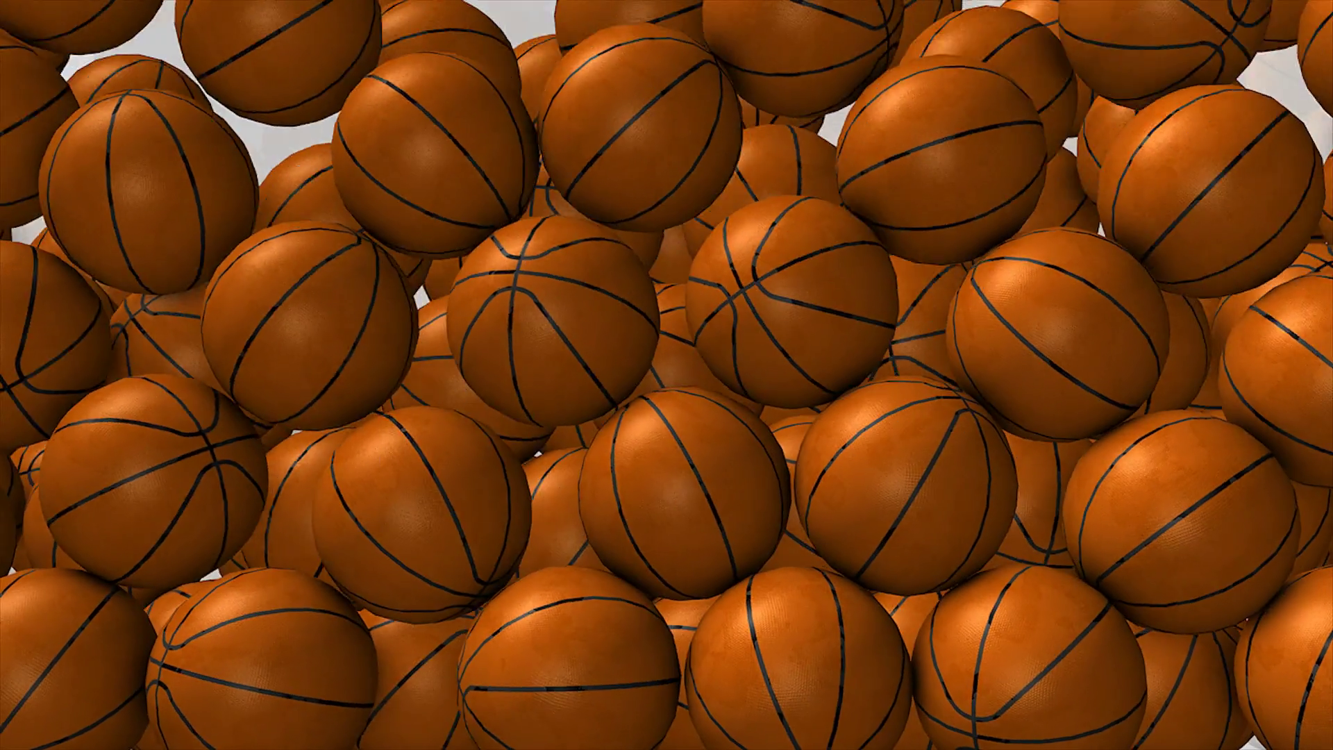 Basketball's ball animation filling up spaces. matte included. Motion ...