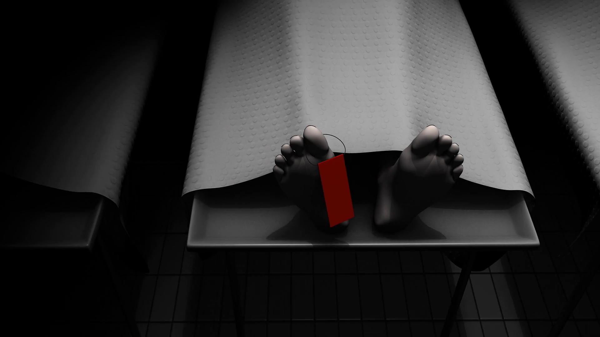 Dead Body In Corpse Room Morgue Mortuary Stock Motion Graphics SBV ...