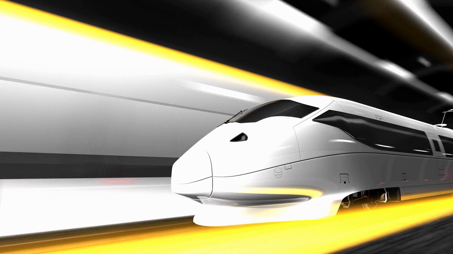High Speed Rail Transit Transportation Stock Motion Graphics SBV ...