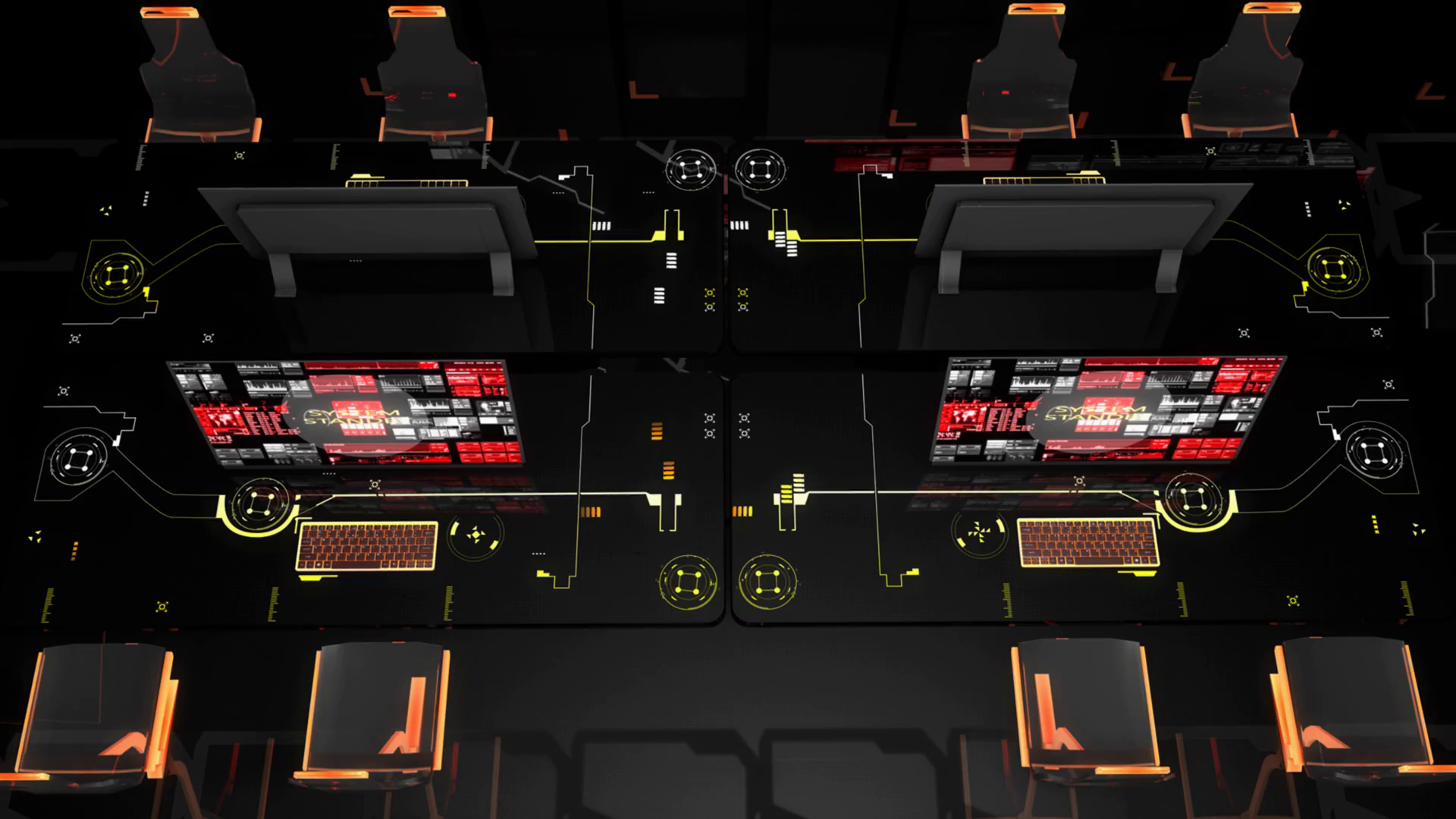 Network Control Room Sci-fi Concept Stock Motion Graphics SBV-309454359 ...