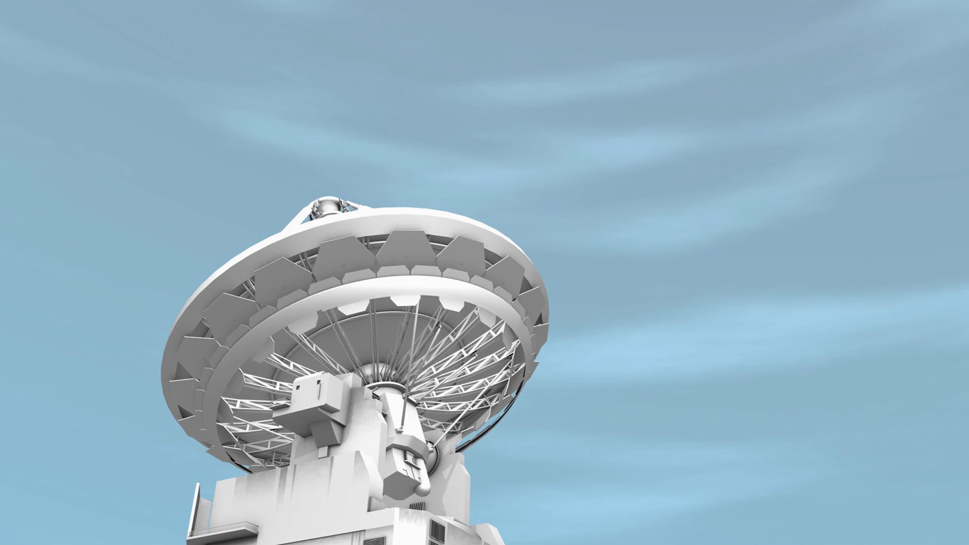 Radio Telescope Communication Signal System Stock Motion Graphics SBV ...