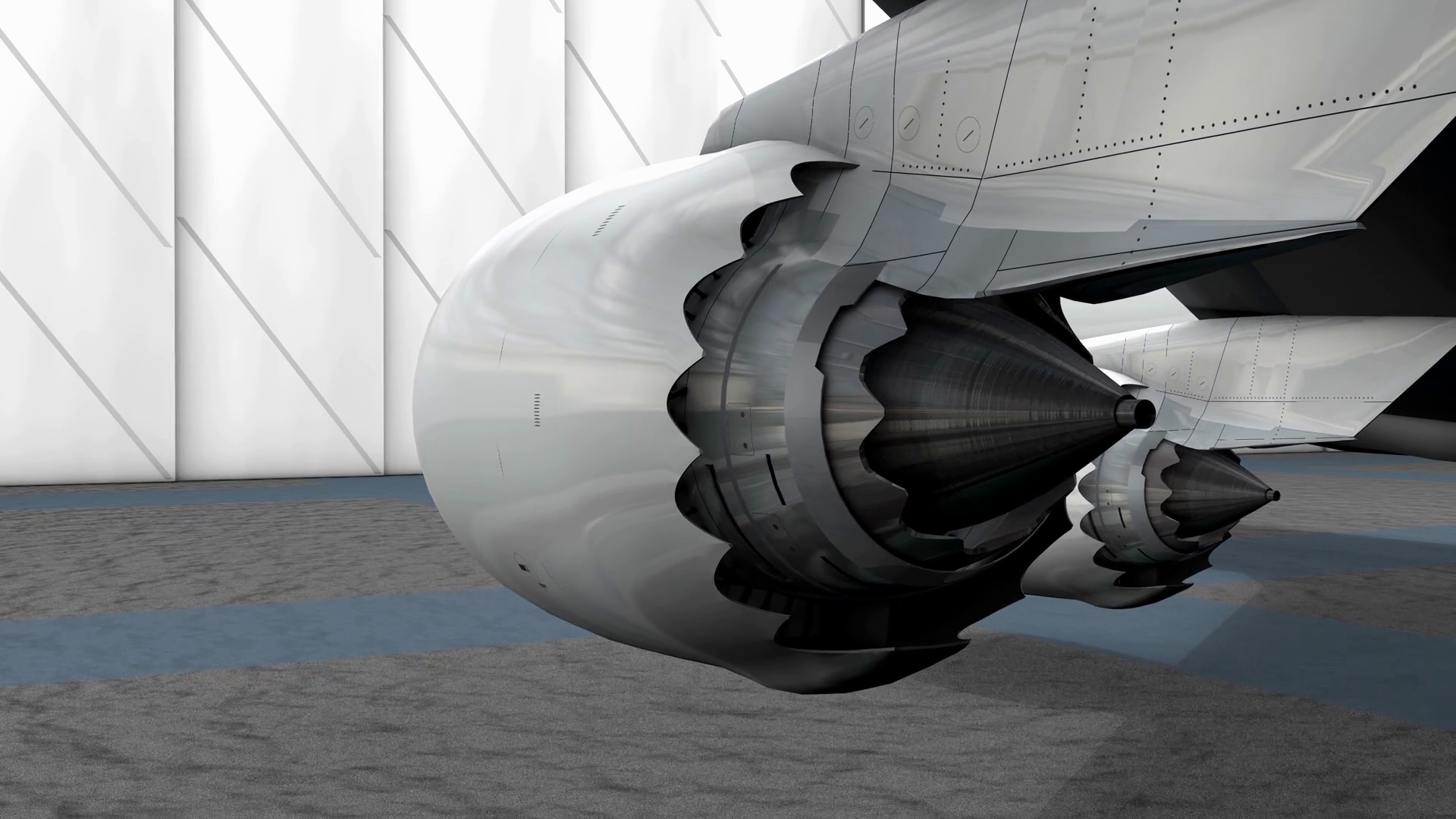 Turbine Engine Rear View Technical Stock Motion Graphics SBV-300324226 ...