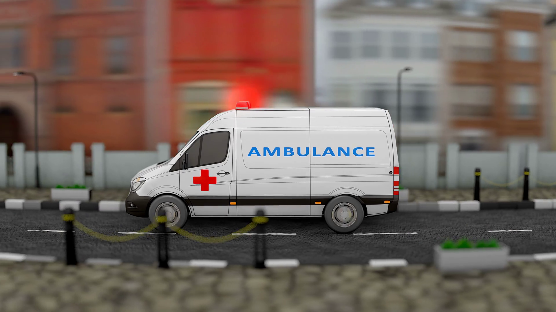 Ambulance Van Service Vehicle Stock Motion Graphics SBV-333618808 ...