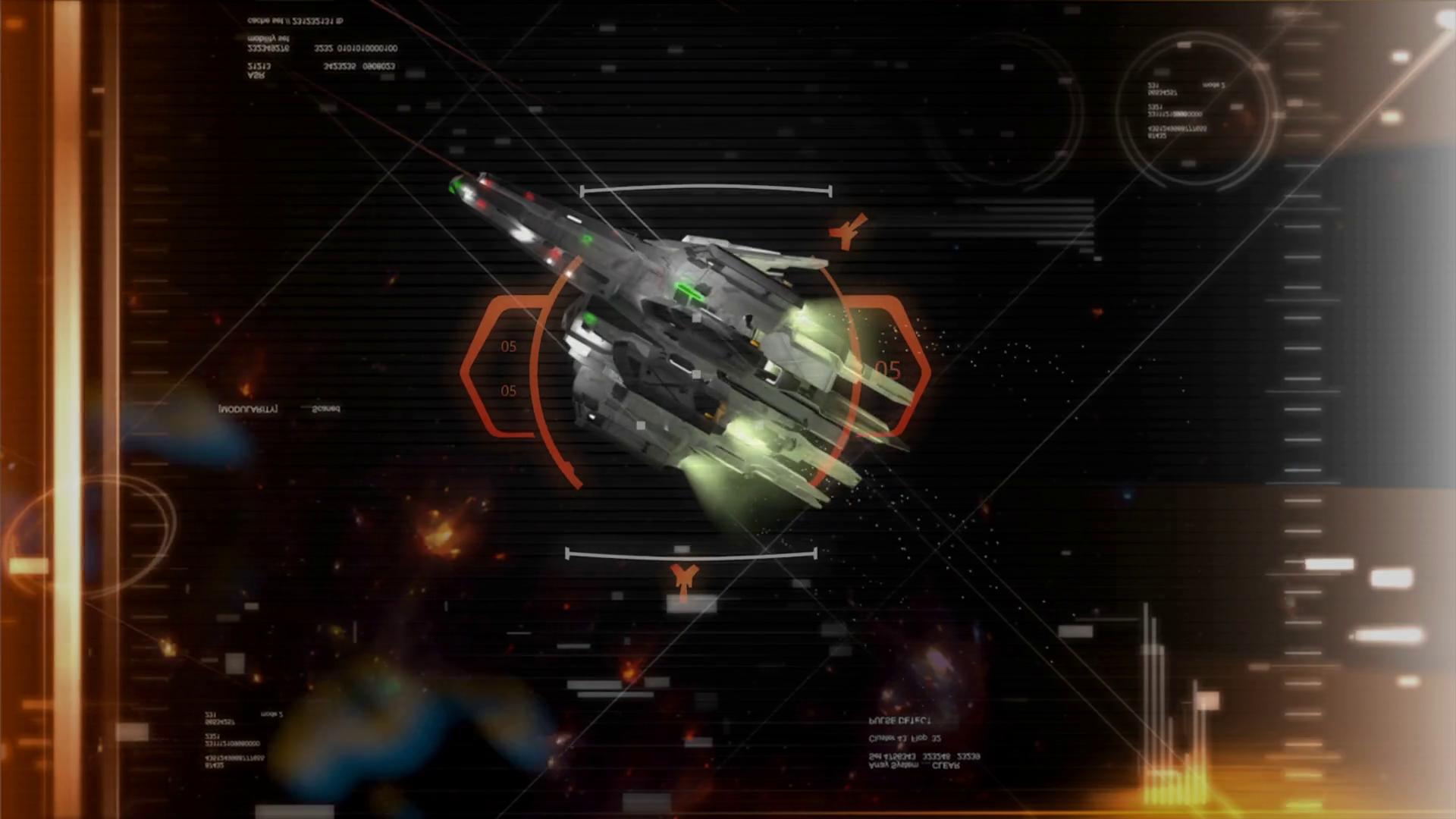 Crosshair Target Locked On Spaceship Stock Motion Graphics SBV ...