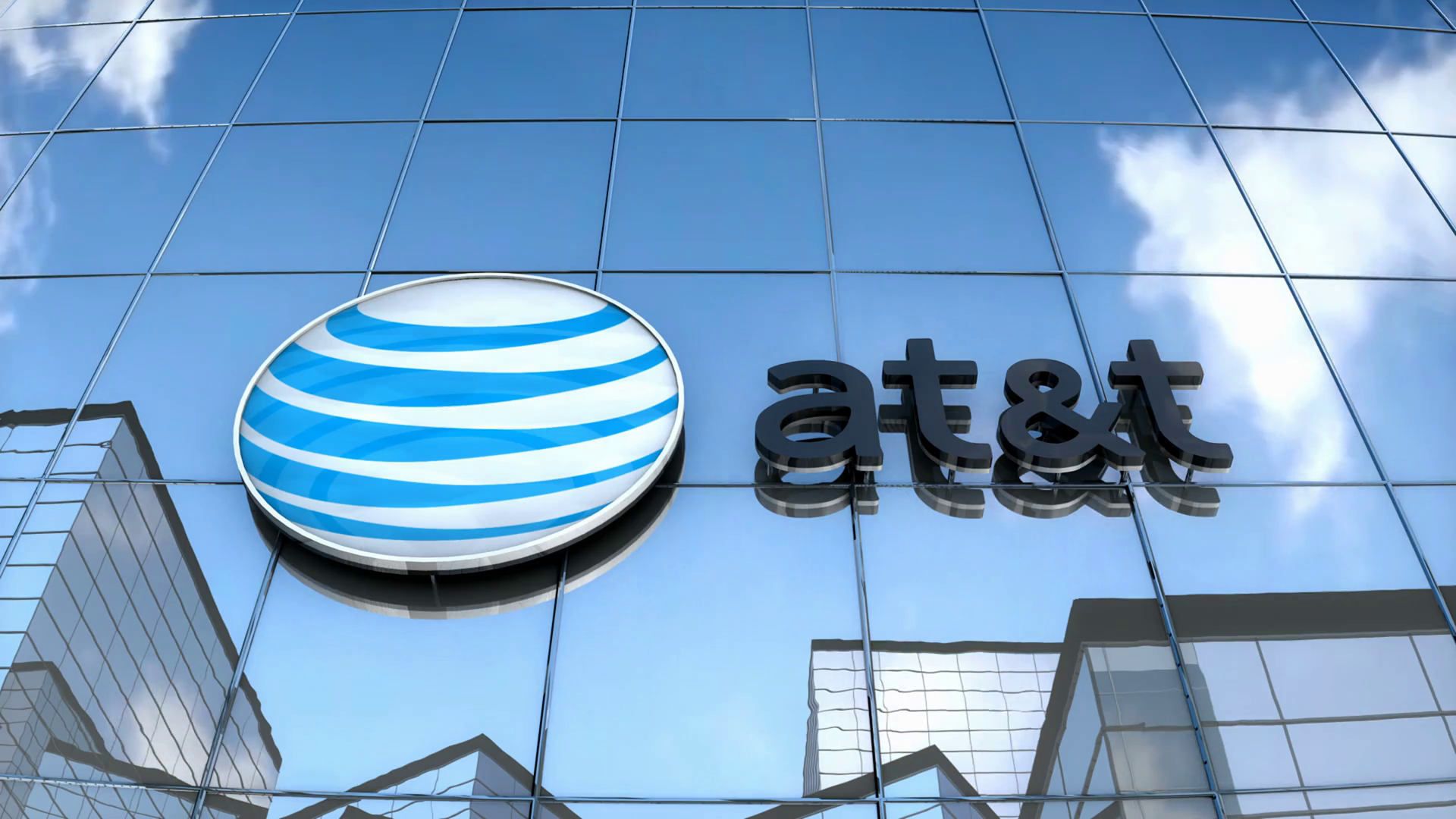 Editorial At&t Logo On Glass Building Stock Motion Graphics SBV ...