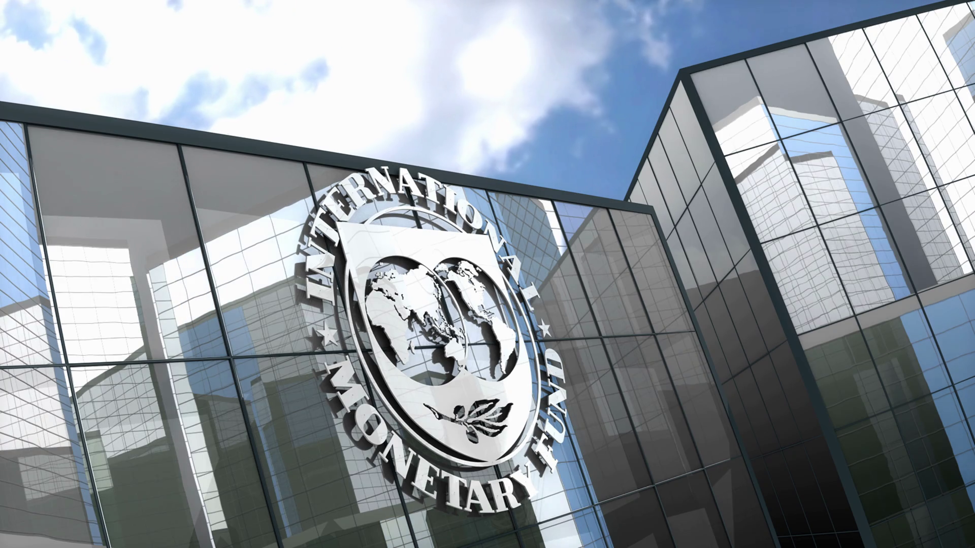 Editorial Imf Logo On Glass Building Stock Motion Graphics SBV ...