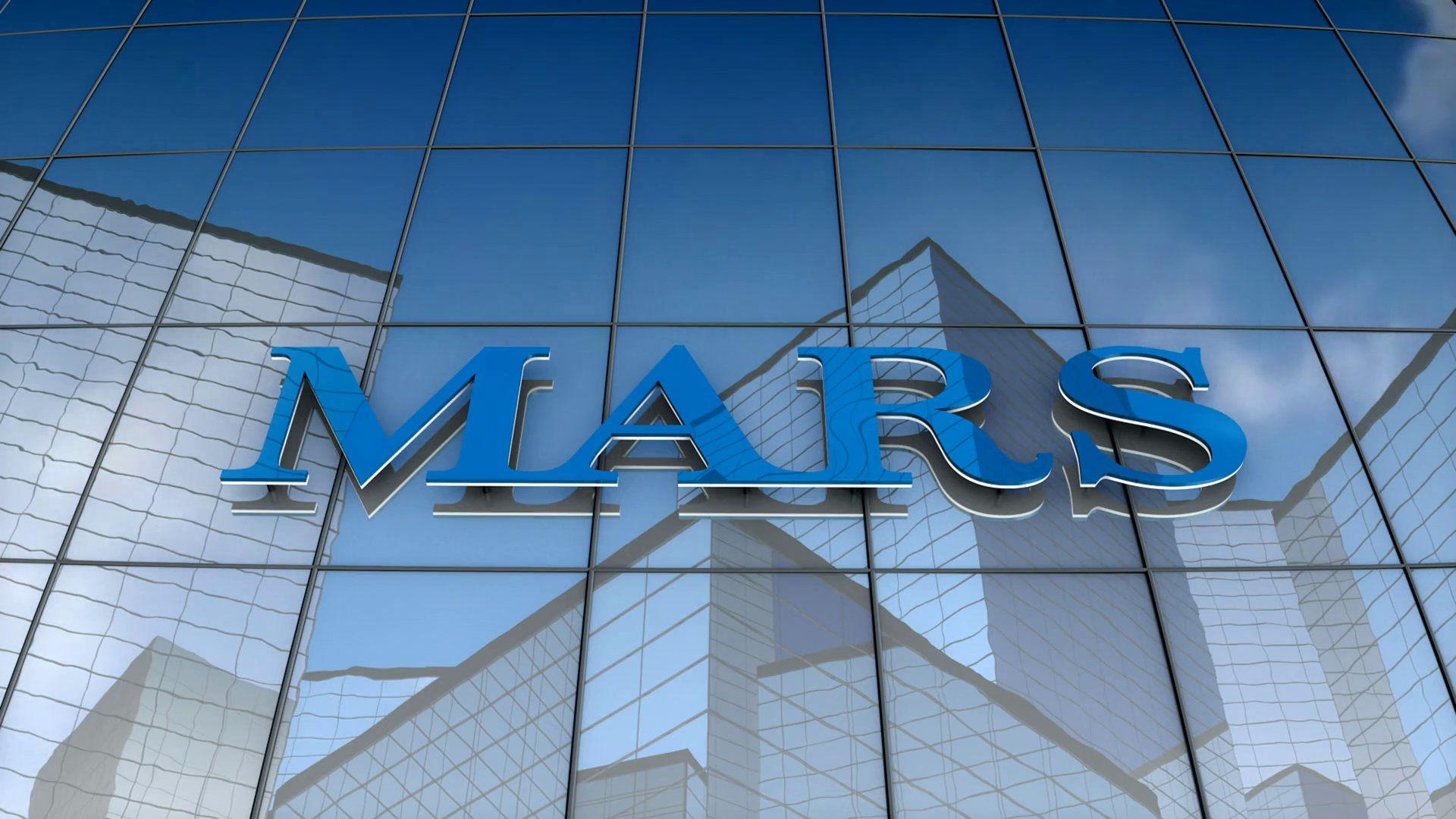 Editorial Mars Logo On Glass Building Stock Motion Graphics SBV ...