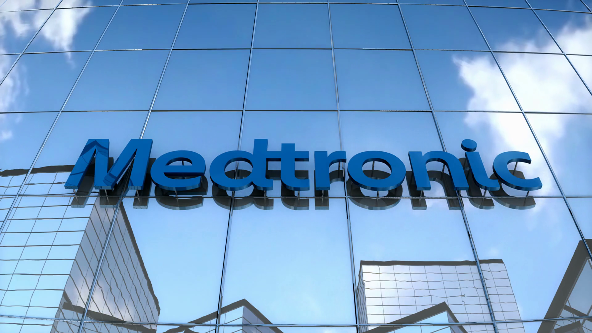 Editorial Medtronic On Glass Building Stock Motion Graphics SBV ...