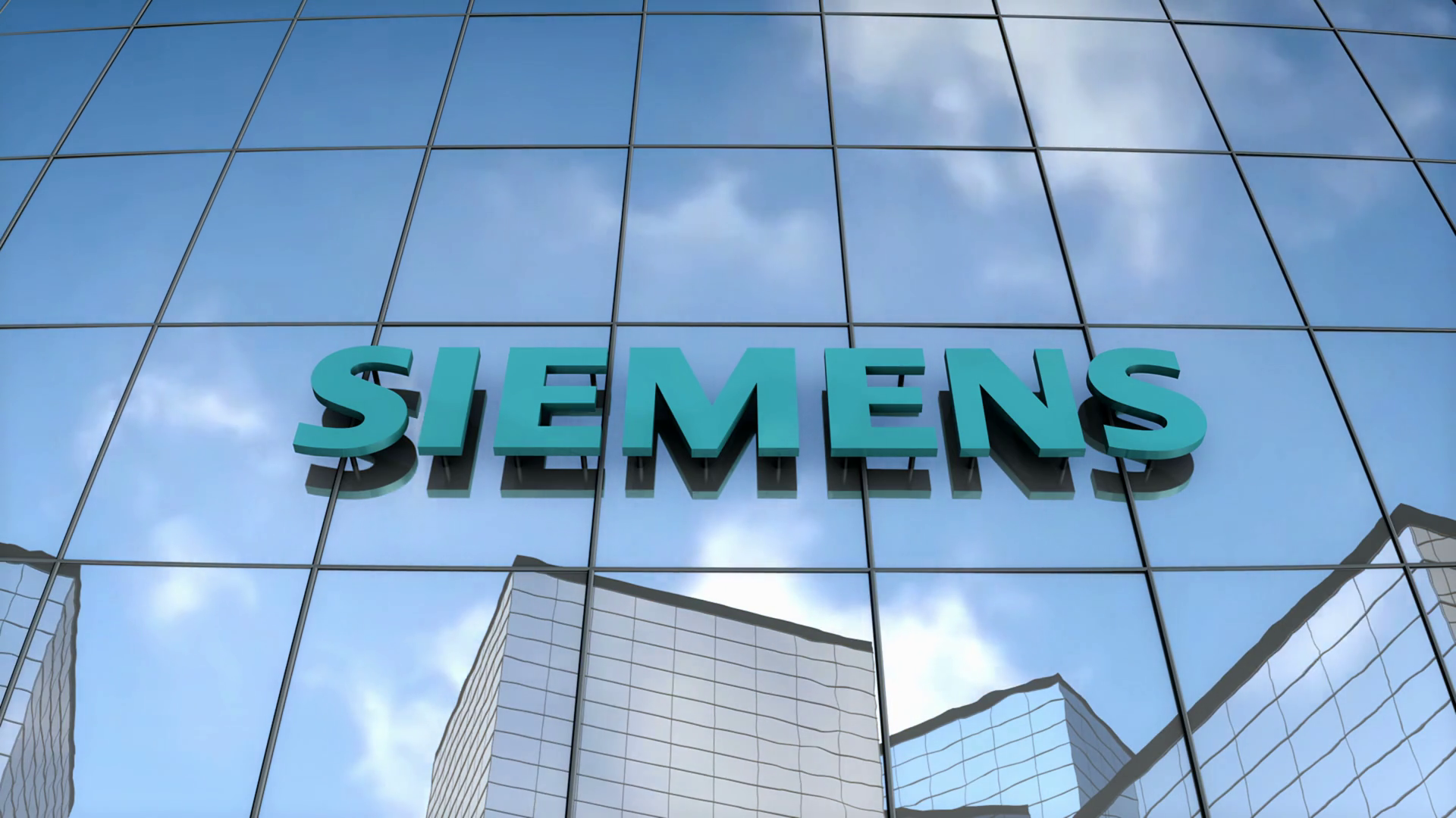 Editorial Siemens Logo On Glass Building Stock Motion Graphics SBV ...