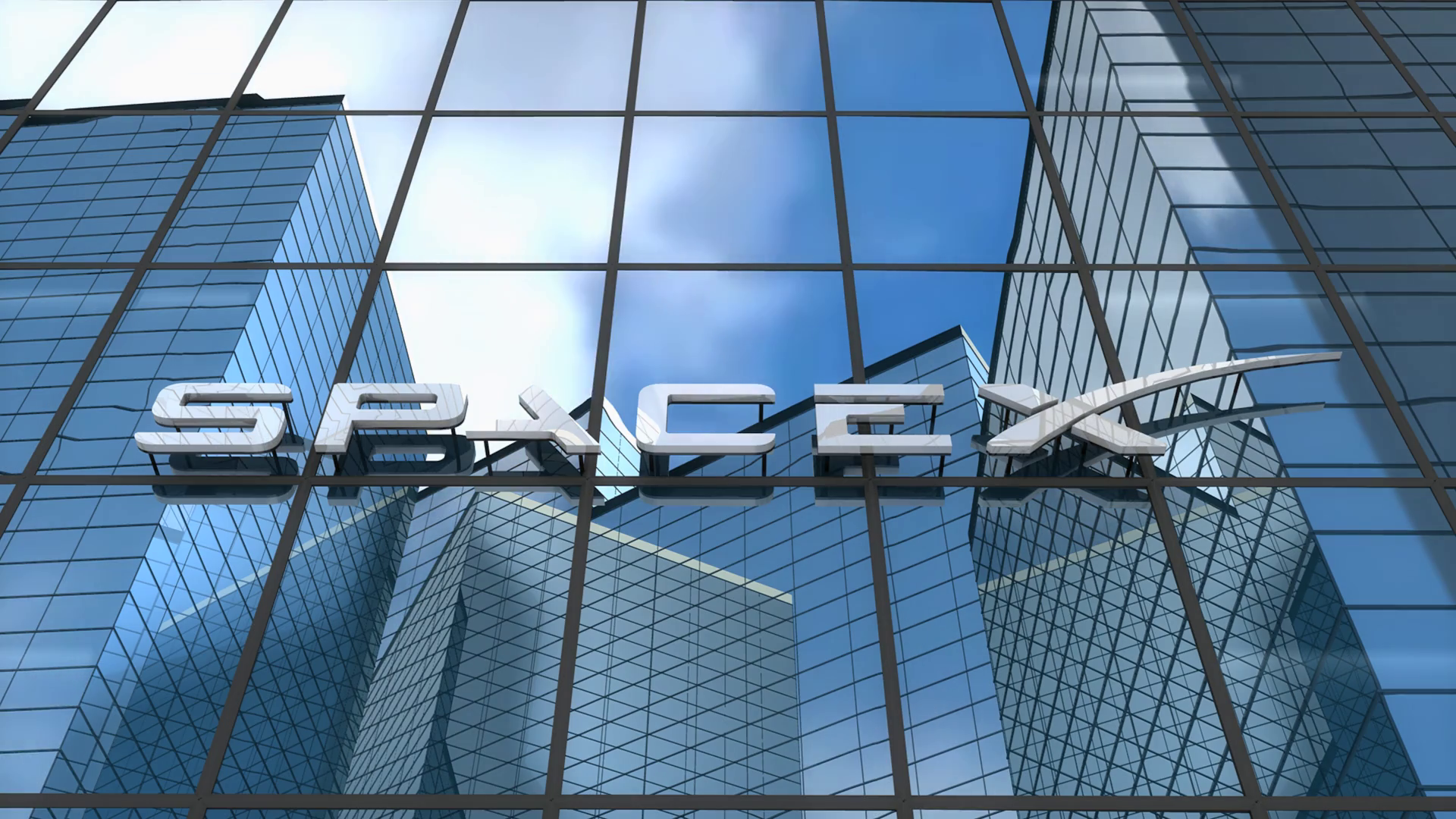 Editorial Spacex Logo On Glass Building Stock Motion Graphics SBV ...