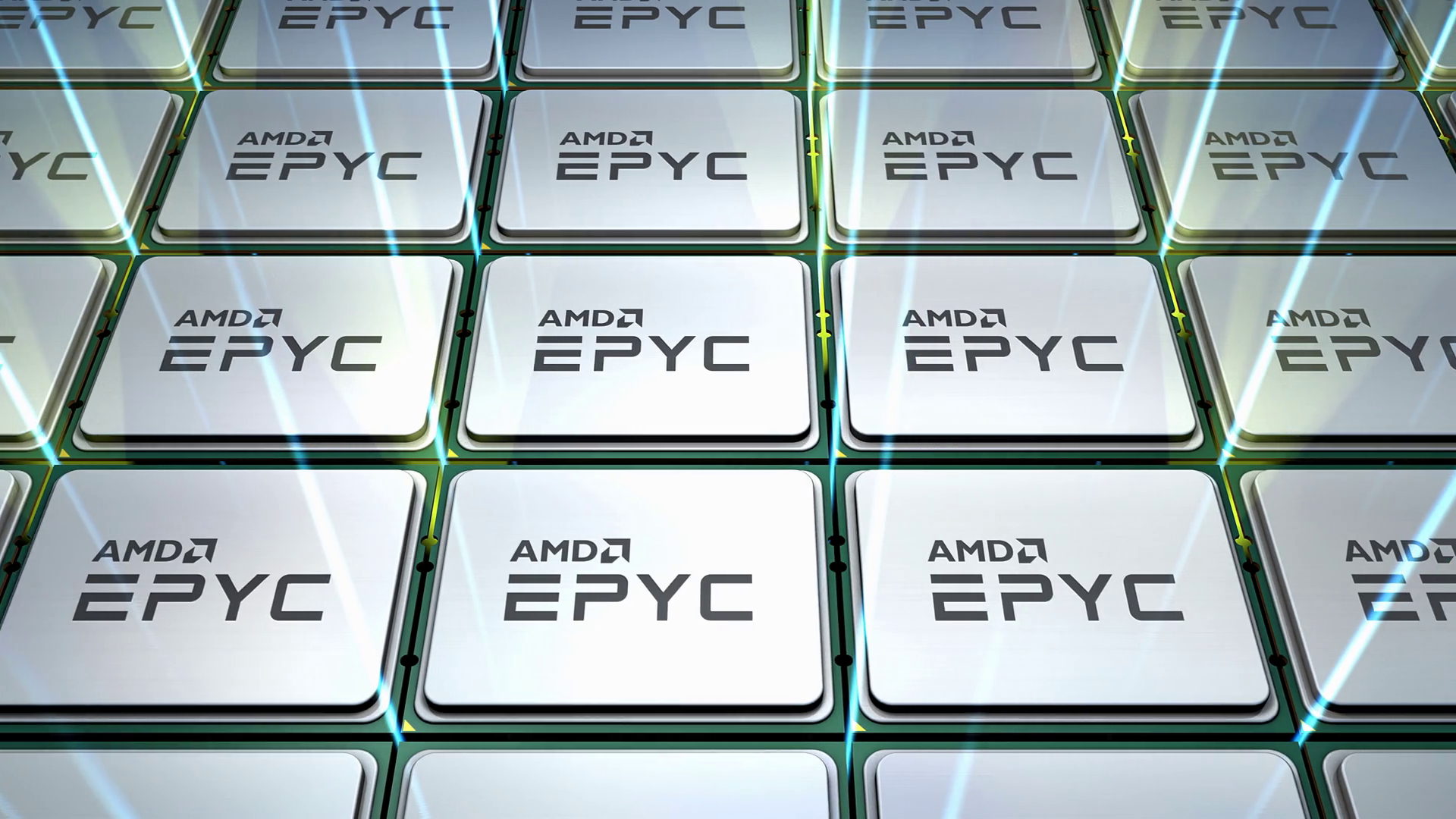 Editorial use only, AMD EPYC server processor. Motion Background 00:09 ...