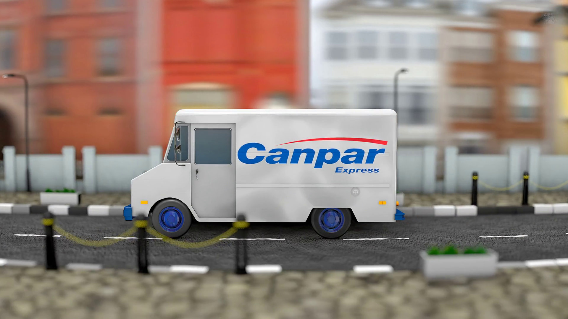 Editorial Use Canpar Delivery Vehicle Stock Motion Graphics SBV ...