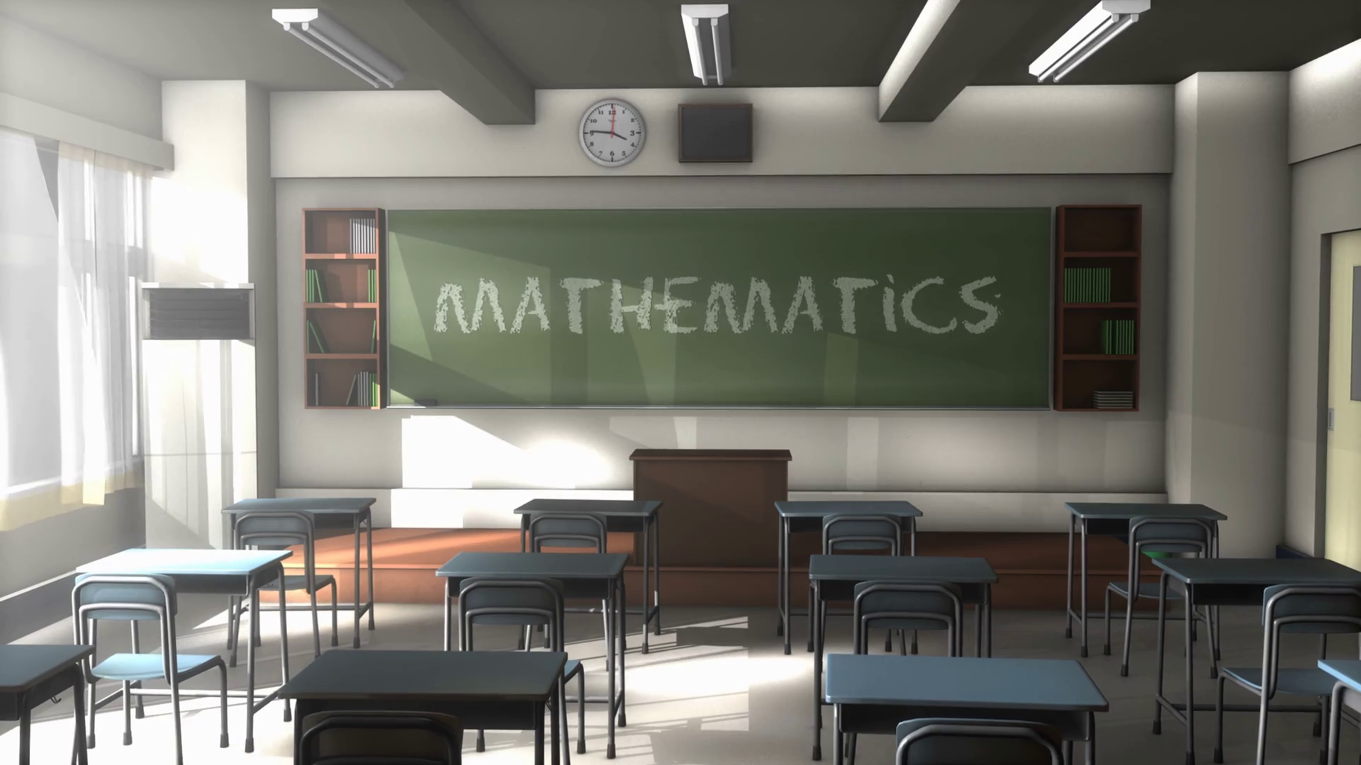 Empty Mathematics School Classroom Stock Motion Graphics SBV-313950919 ...