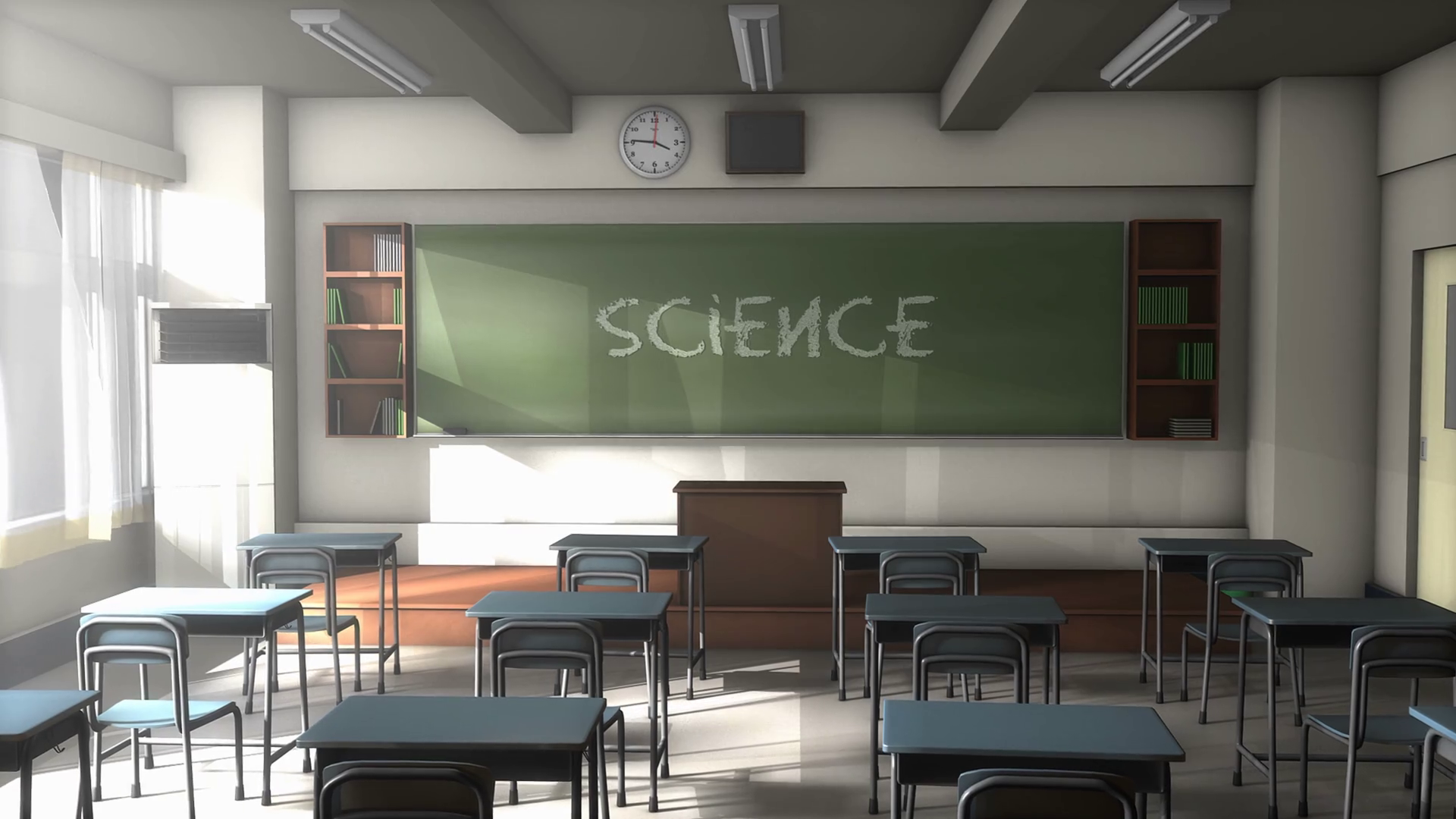 Empty Science School Classroom Stock Motion Graphics SBV-313950896 ...