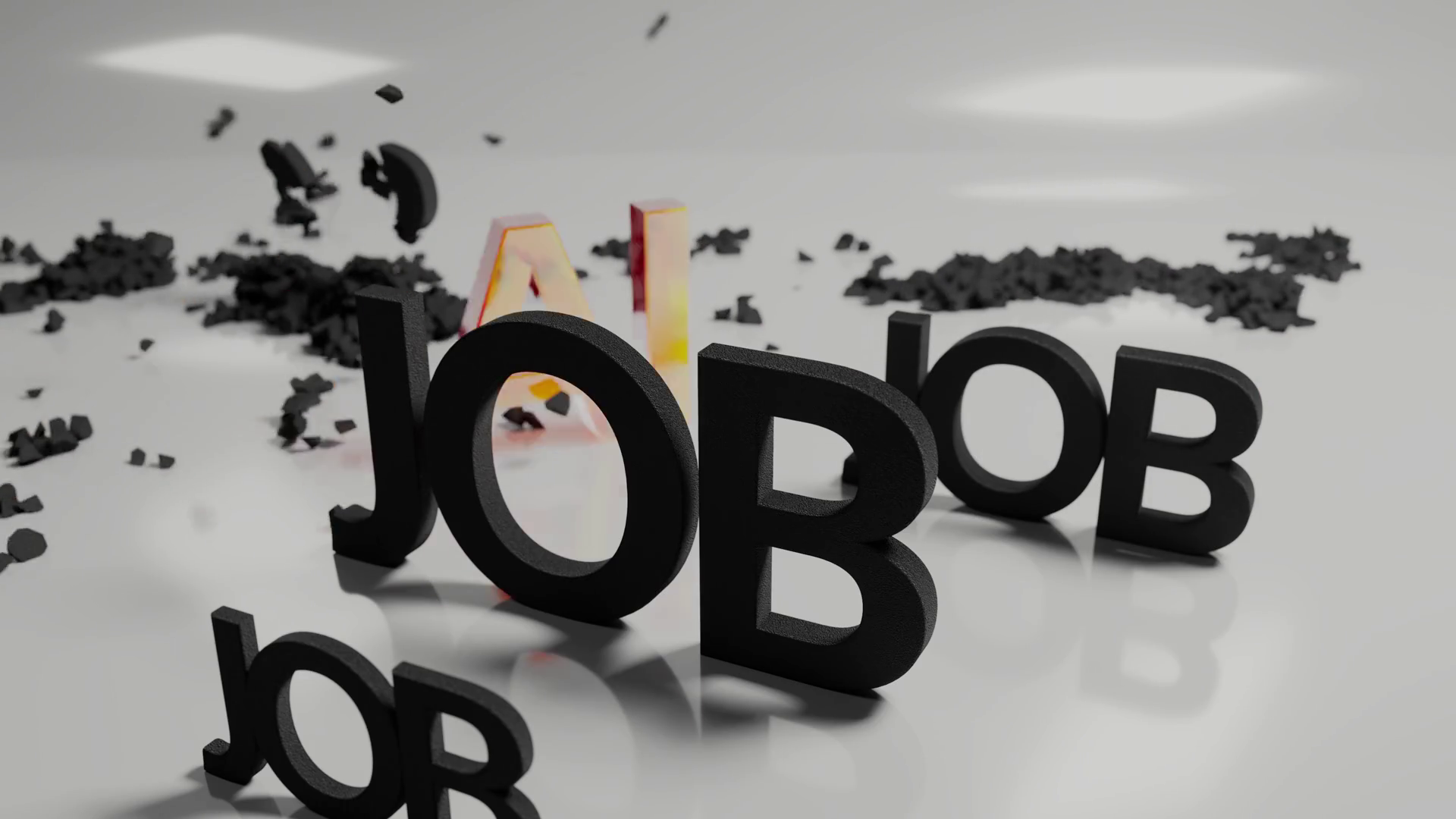 Ai Displacement Of Jobs Impact On Employment Stock Motion Graphics SBV ...